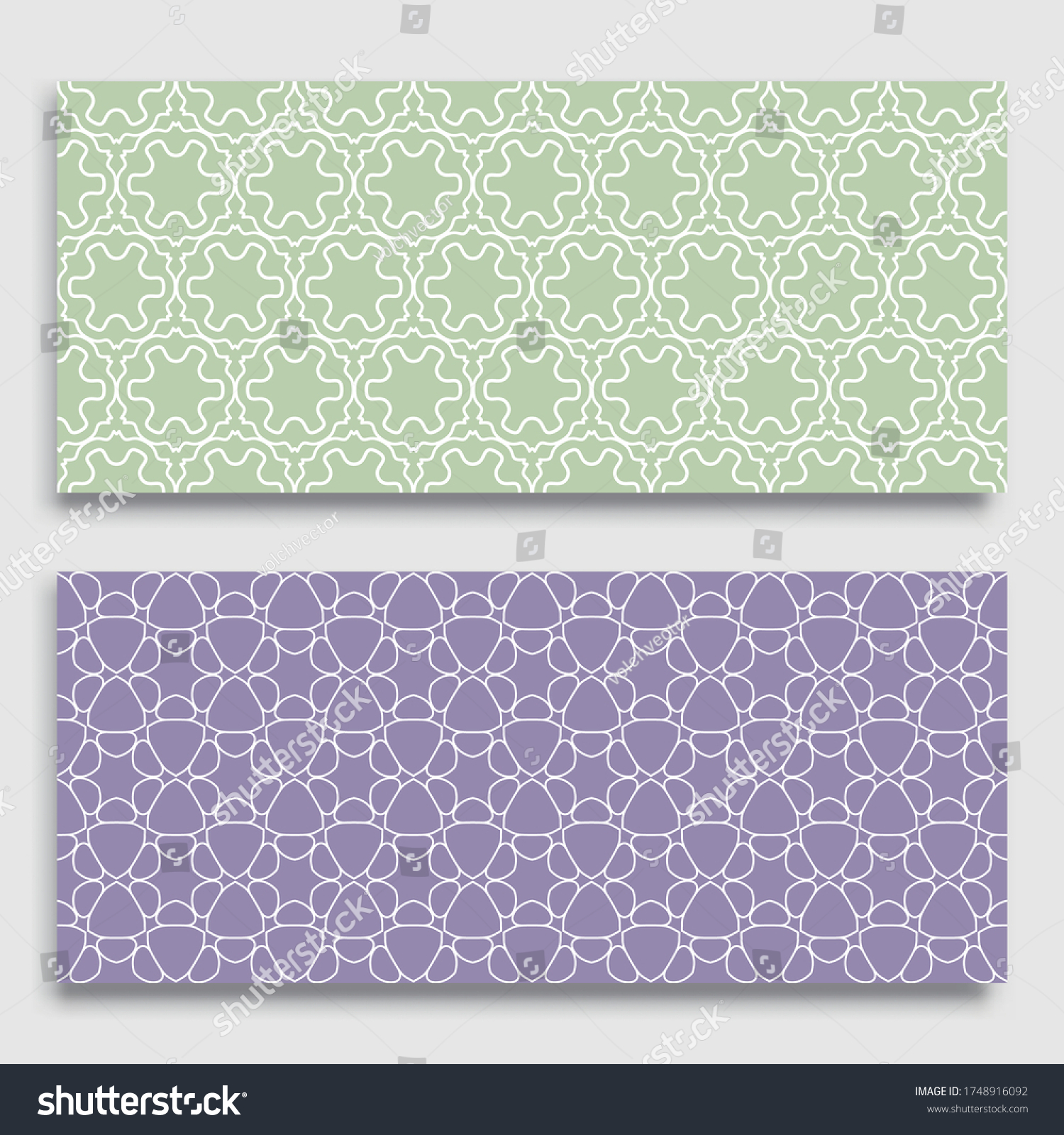 Seamless Horizontal Borders Repeating Line Texture Stock Vector ...
