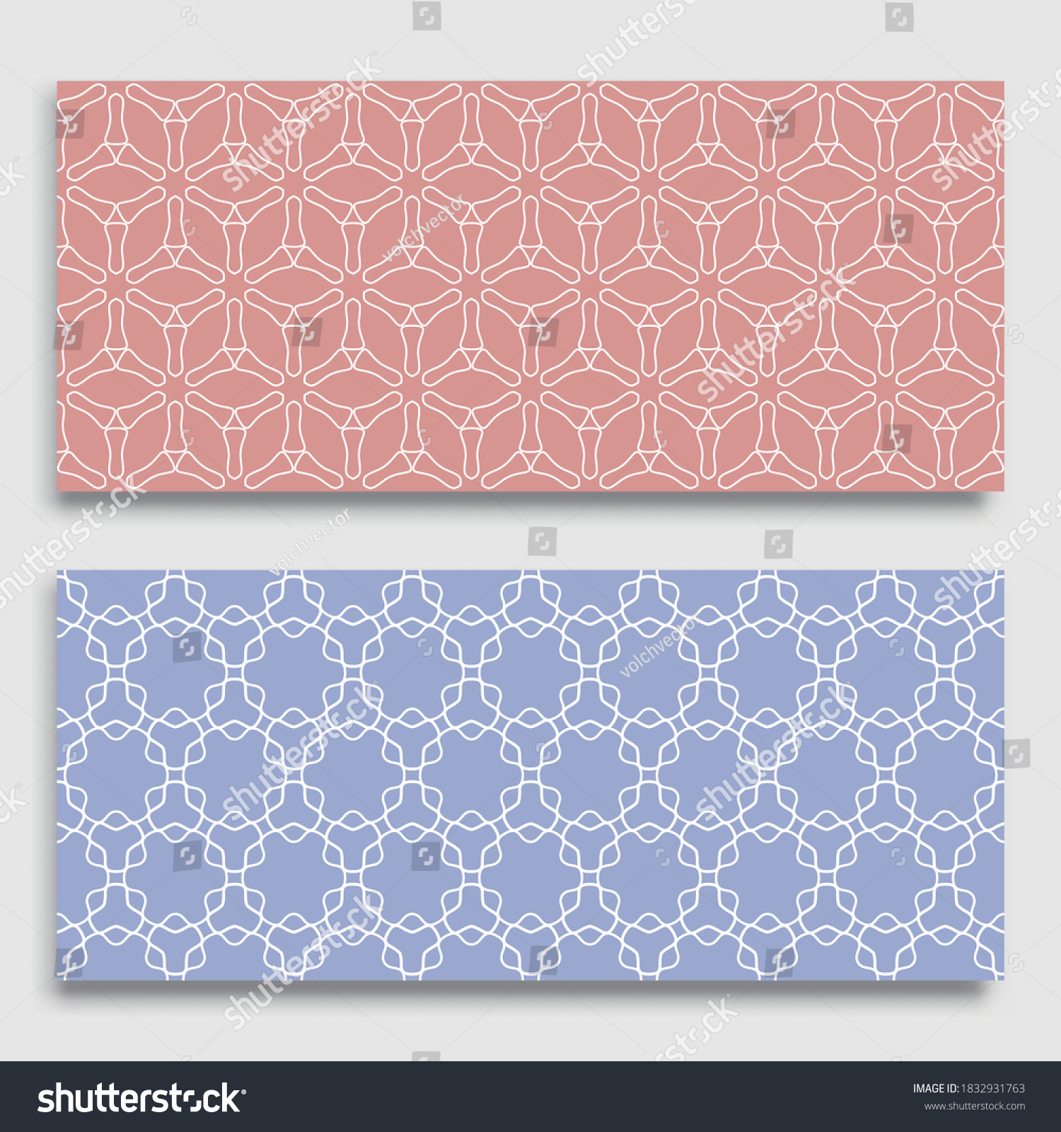 Bordes horizontales sin inconvenientes con textura: vector de stock ...