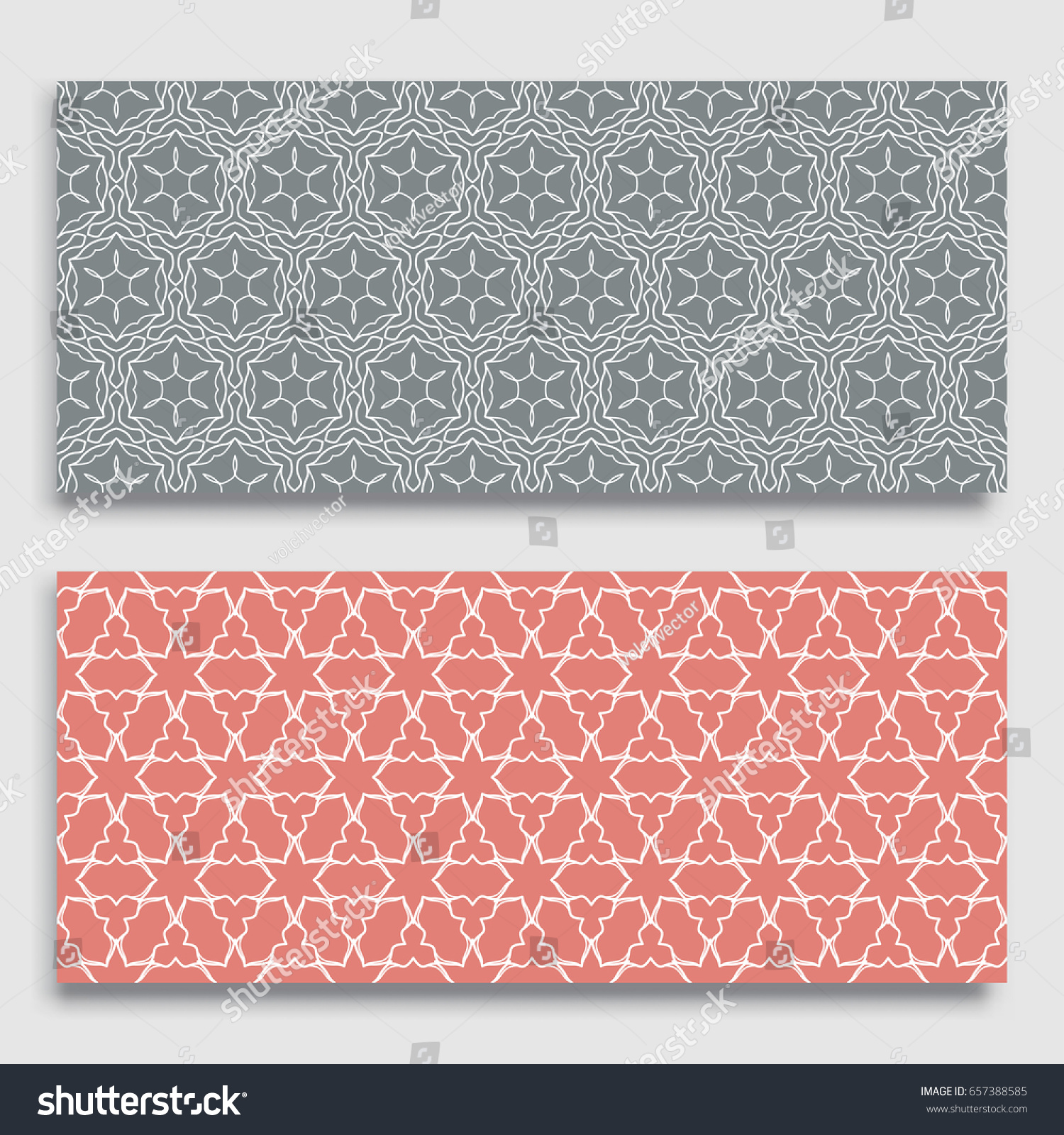 Seamless Horizontal Borders Repeating Line Texture Stock Vector ...