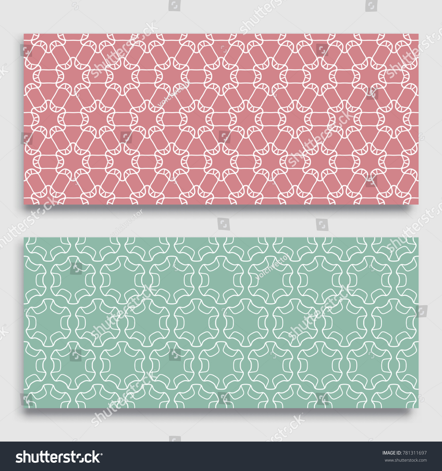 Seamless Horizontal Borders Repeating Line Texture Stock Vector ...