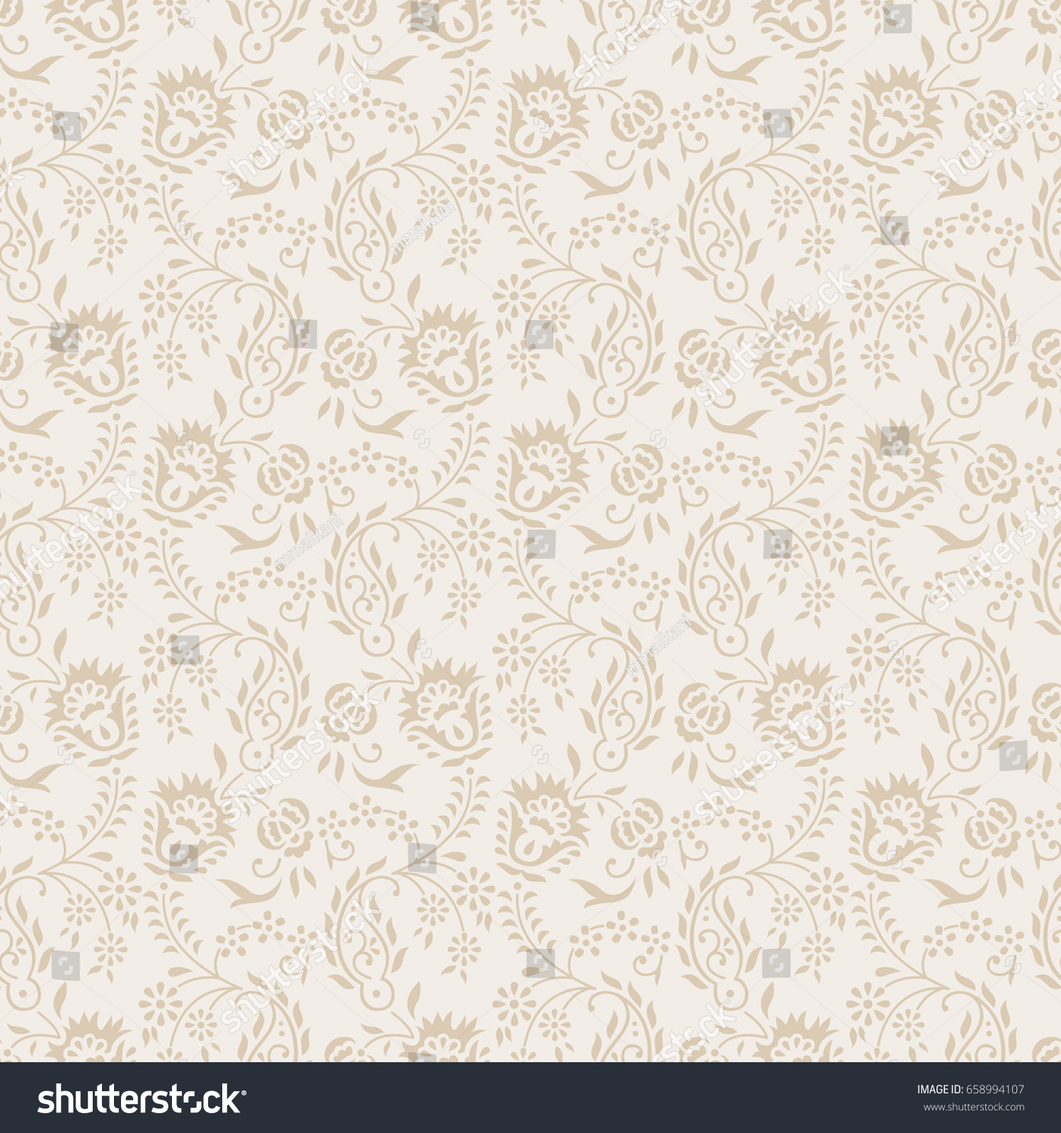 Seamless Invitation Card Background Stock Vector (Royalty Free) 658994107