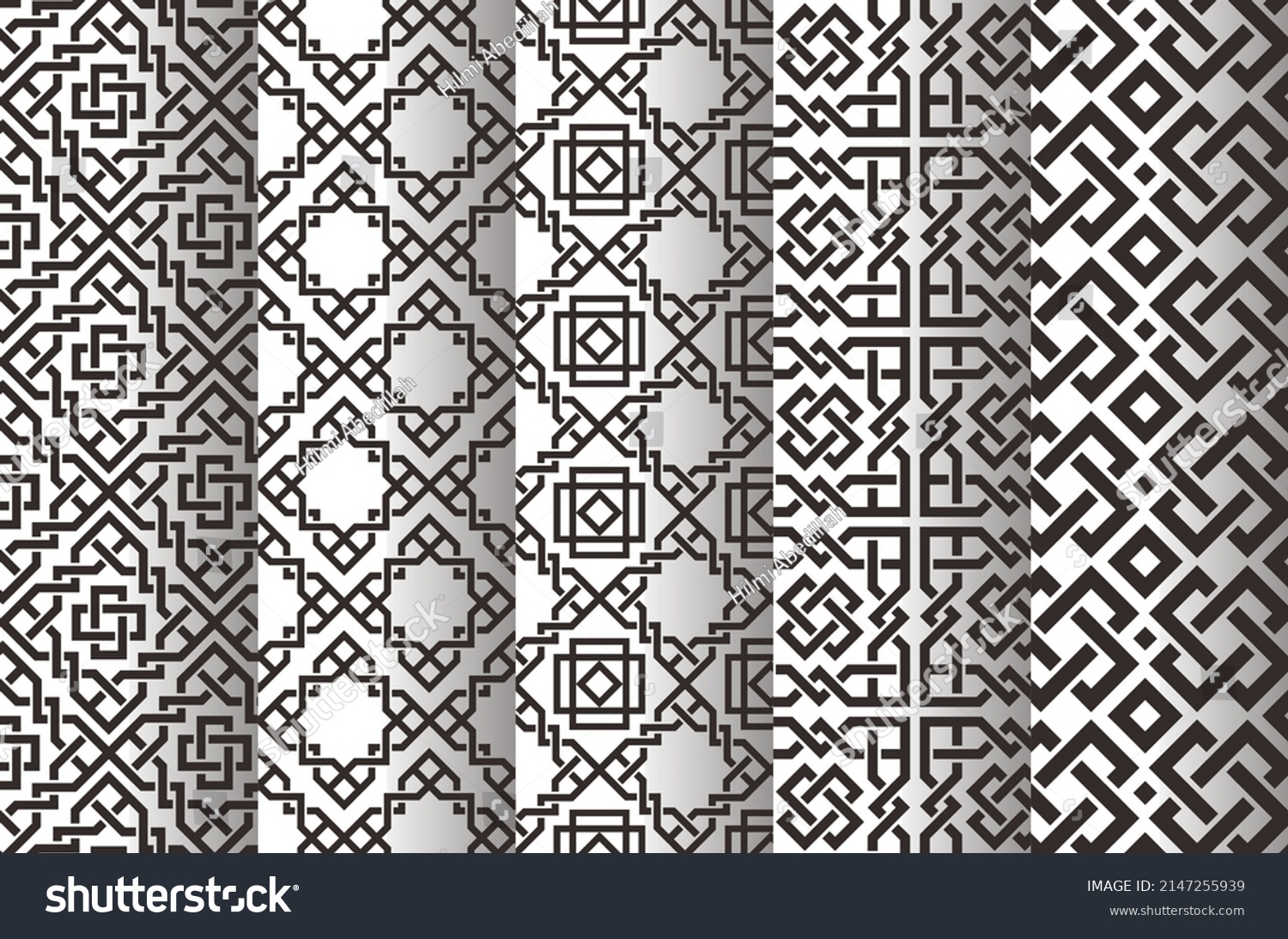 Seamless Islamic Arabic Geometric Pattern Vector Stock Vector (Royalty ...