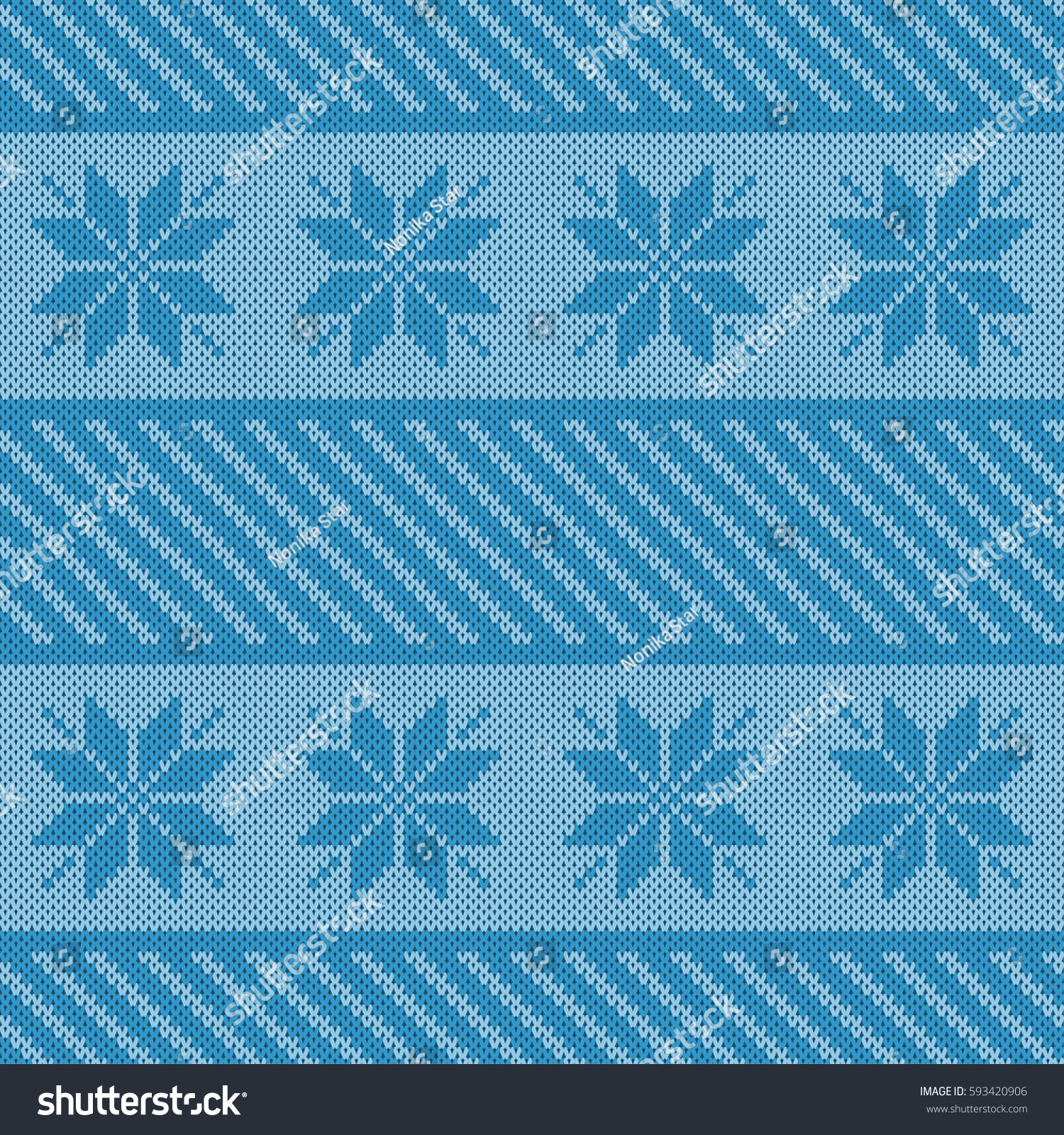 Seamless Jacquard Knitting Pattern Knitwear Texture Stock Vector ...