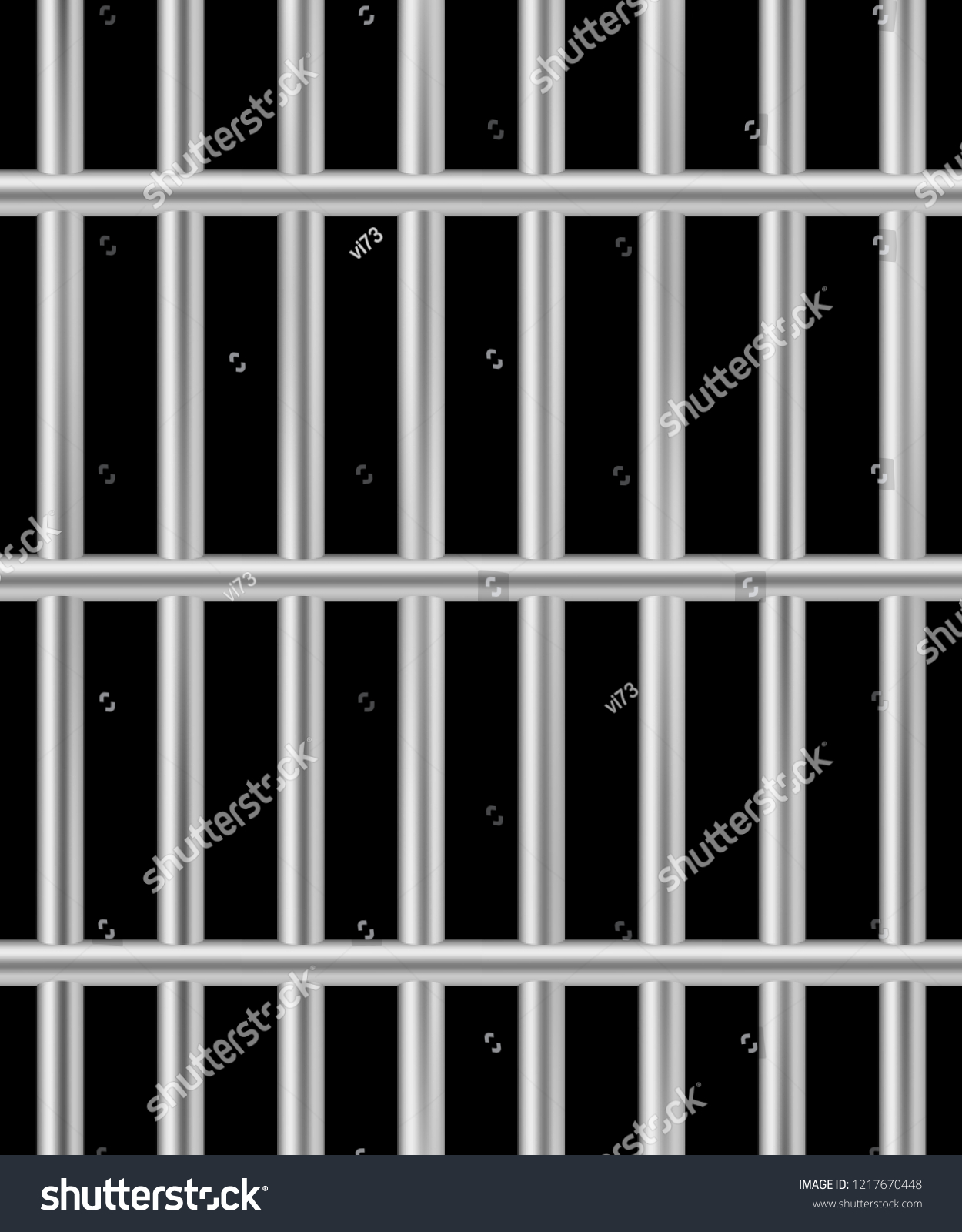 Seamless Jail Bars Pattern Iron Prison Stock Vector (Royalty Free ...