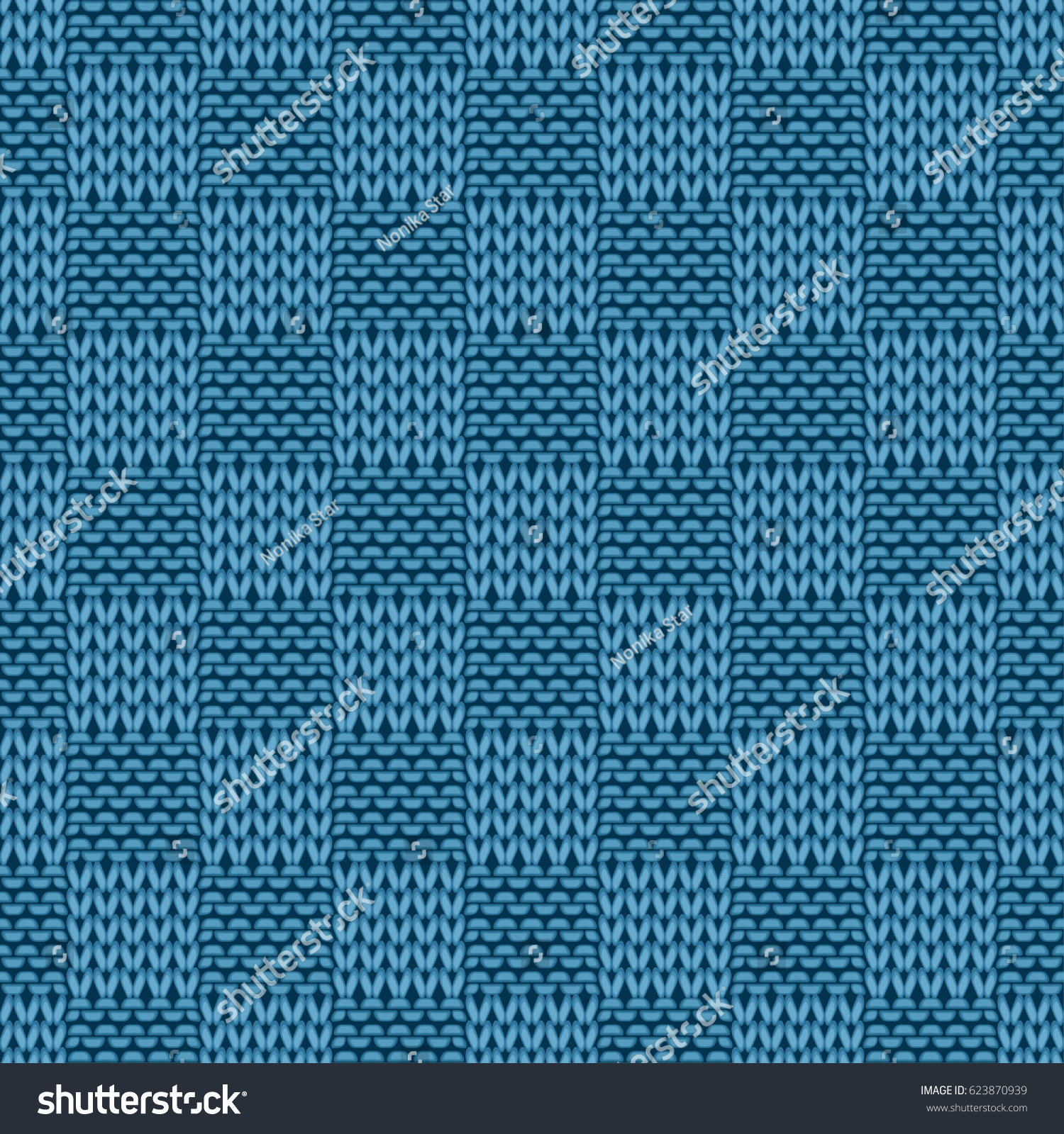 Seamless Knitting Pattern Knitwear Texture Vector Stock Vector (Royalty ...
