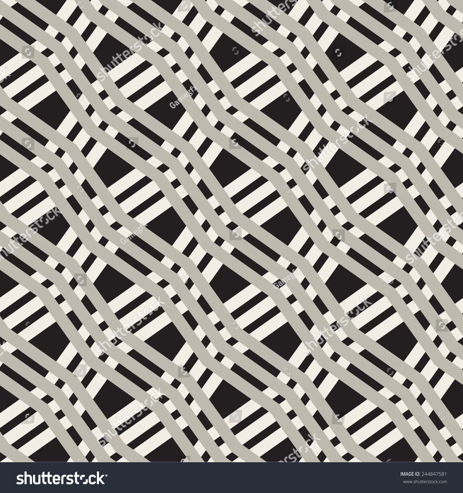 Seamless Line Pattern Tile Background Geometric Stock Vector (Royalty ...
