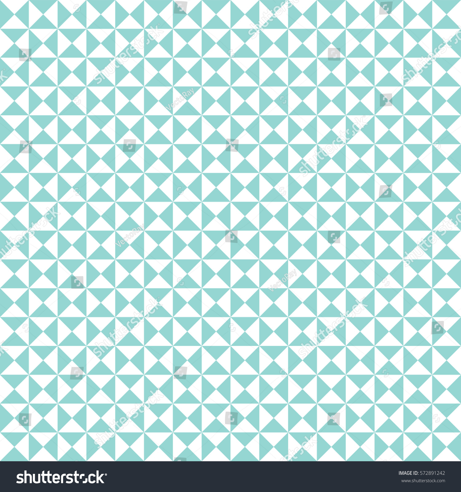 Seamless Mint Green Geometric Triangle Pattern Stock Vector (Royalty ...