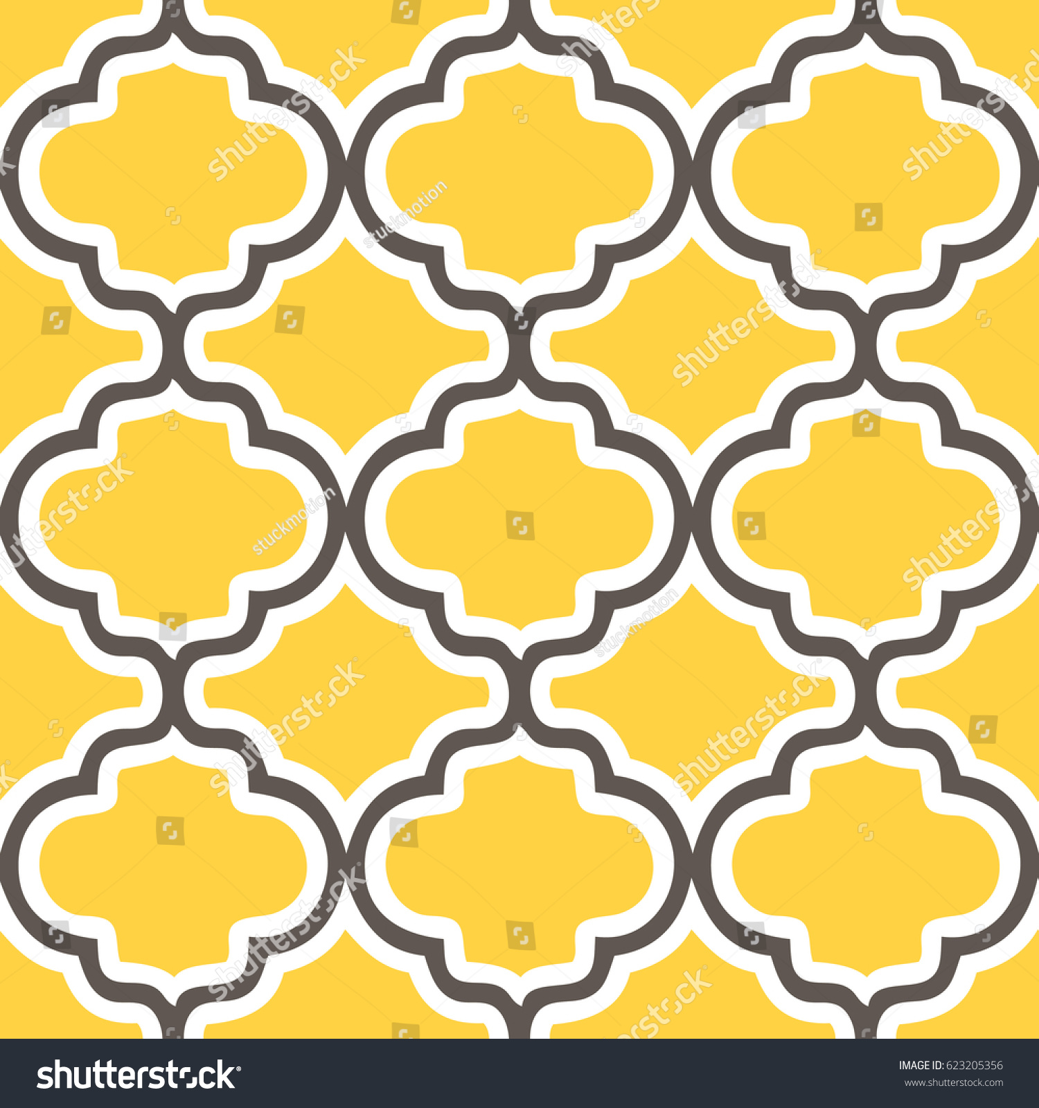 Seamless Modern Moroccan Graphic Print Background Stock Vector (Royalty ...