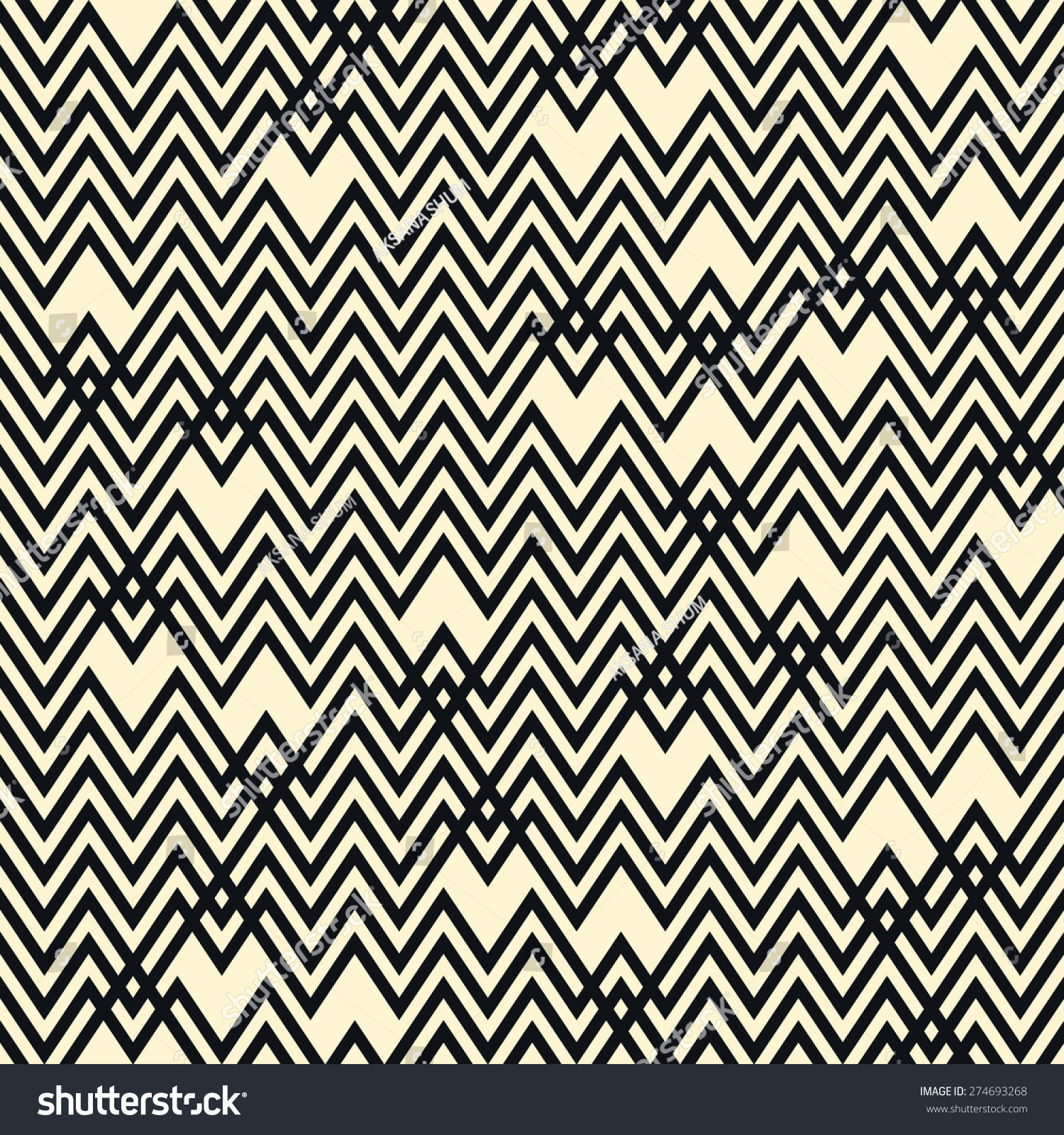 Seamless Monochrome Chevron Pattern Background Stock Vector (Royalty ...