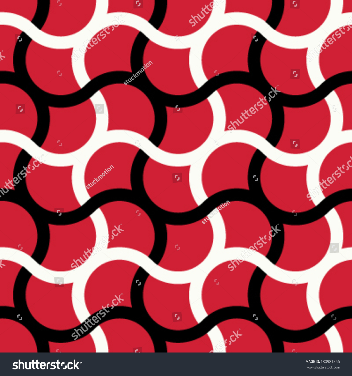Seamless Ogee Scallop Cross Tessellation Background Stock Vector ...