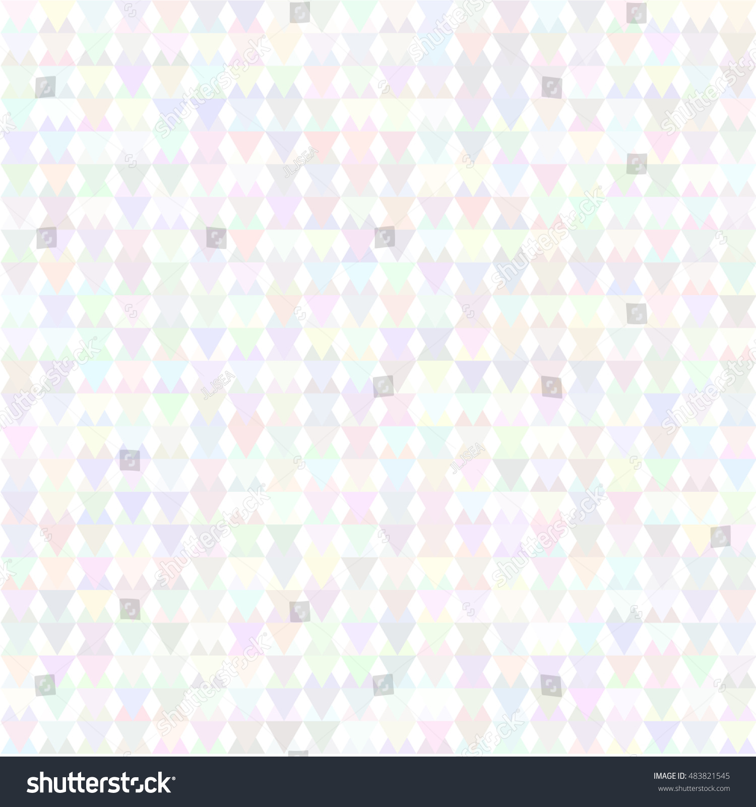 Seamless Pastel Triangles Pattern Background Wallpaper Stock Vector ...