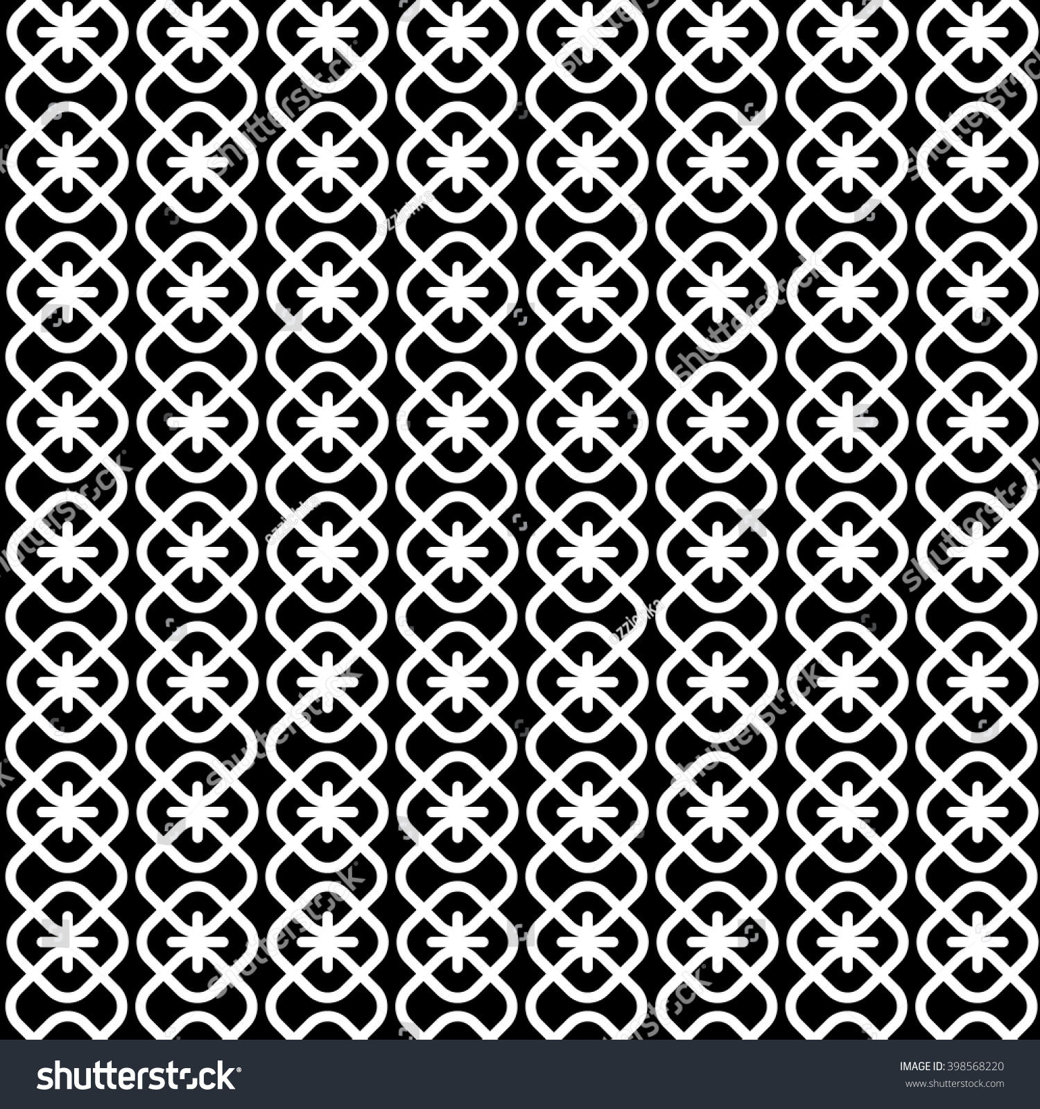 Seamless Pattern Background Wallpaper Repetition Geometric Stock Vector ...