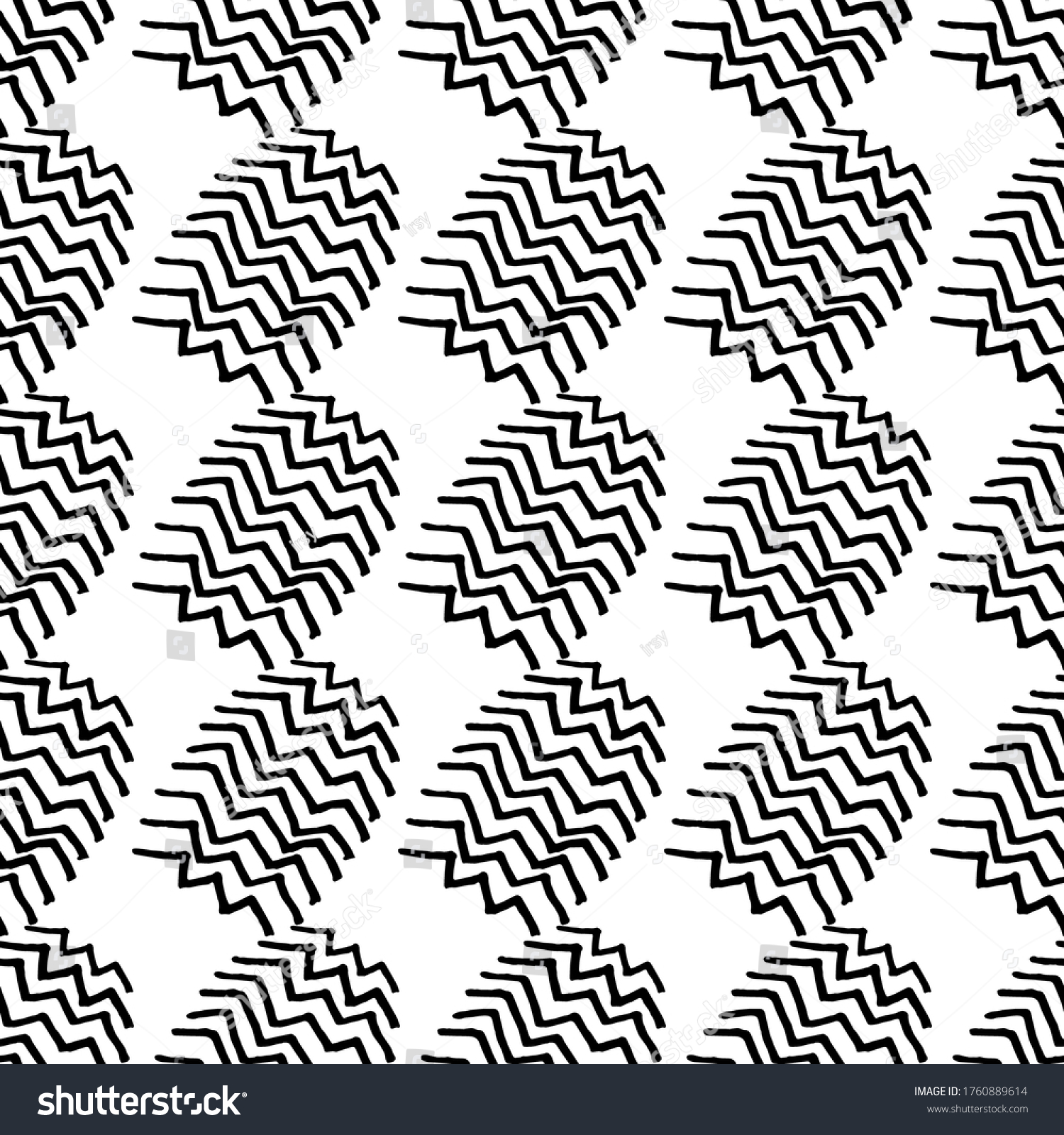 Seamless Pattern Doodles Texture Elements Vector Stock Vector (Royalty ...