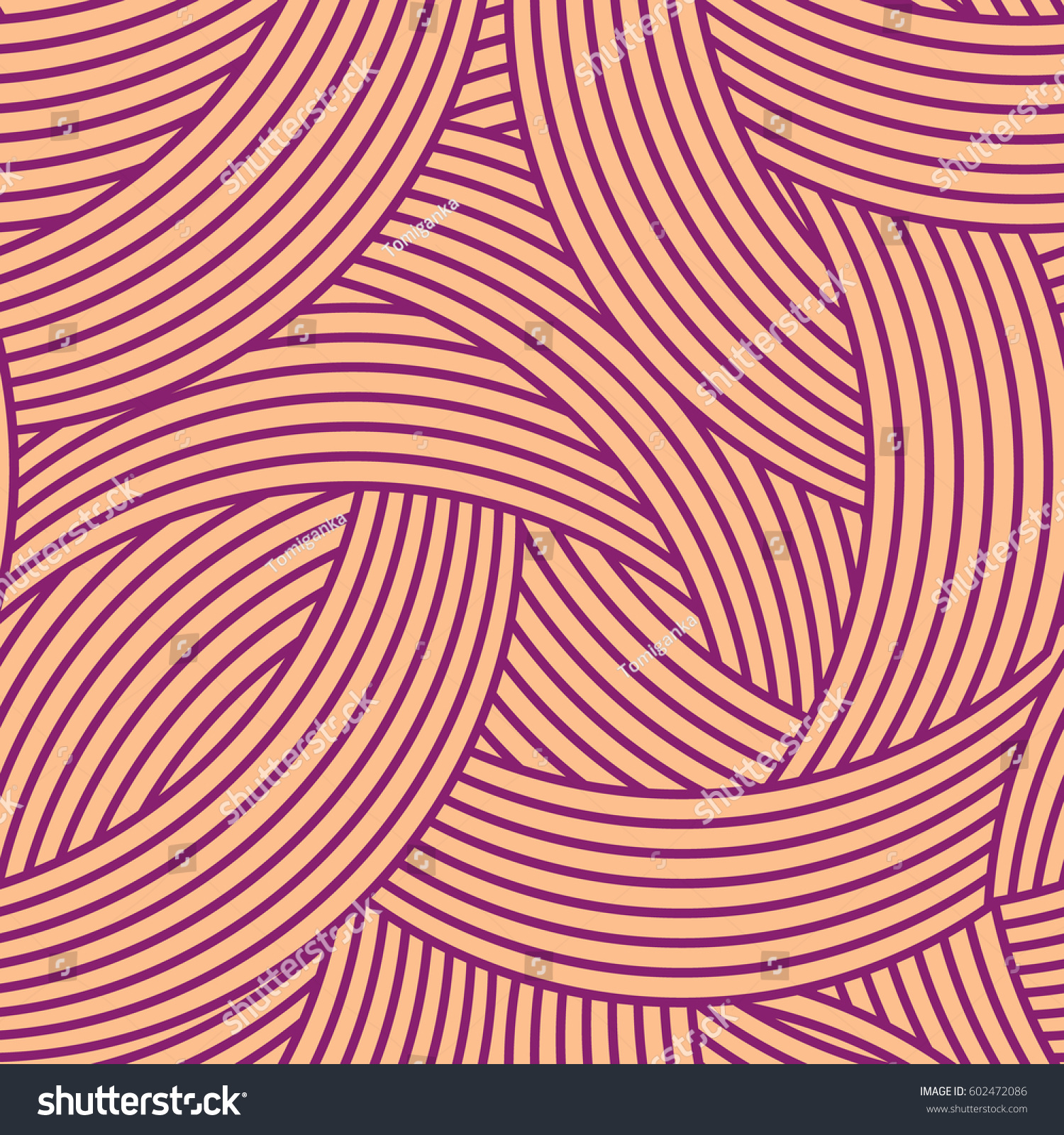 Seamless Pattern Geometric Design Crossed Arc Stock Vector (Royalty ...