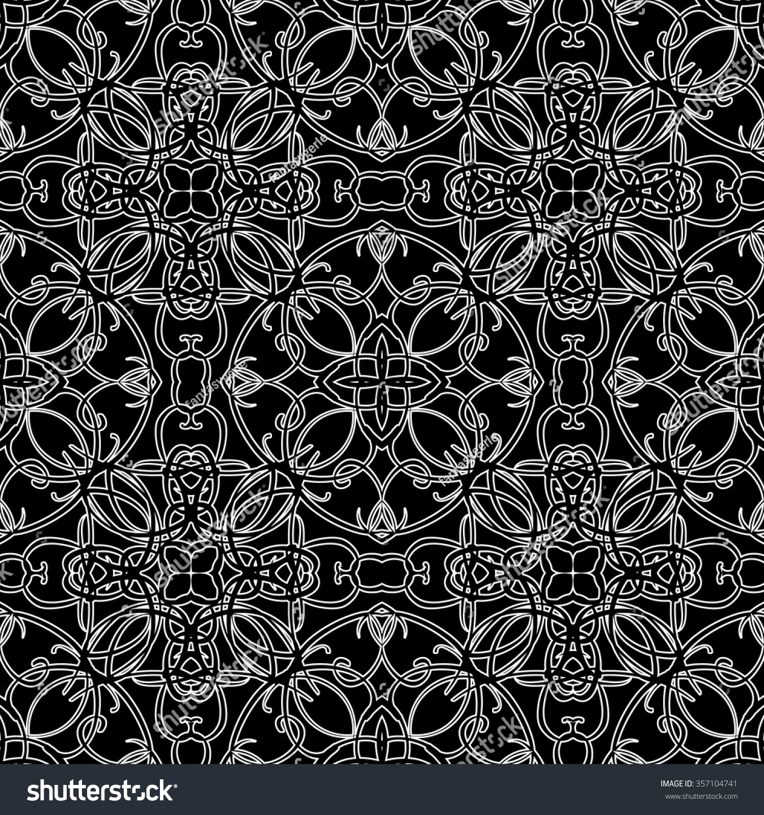 Seamless Pattern Arabic Style Intersecting Curved Stock Vector (Royalty ... Seamless Pattern Arabic Style Intersecting Curved Stock Vector (Royalty ...