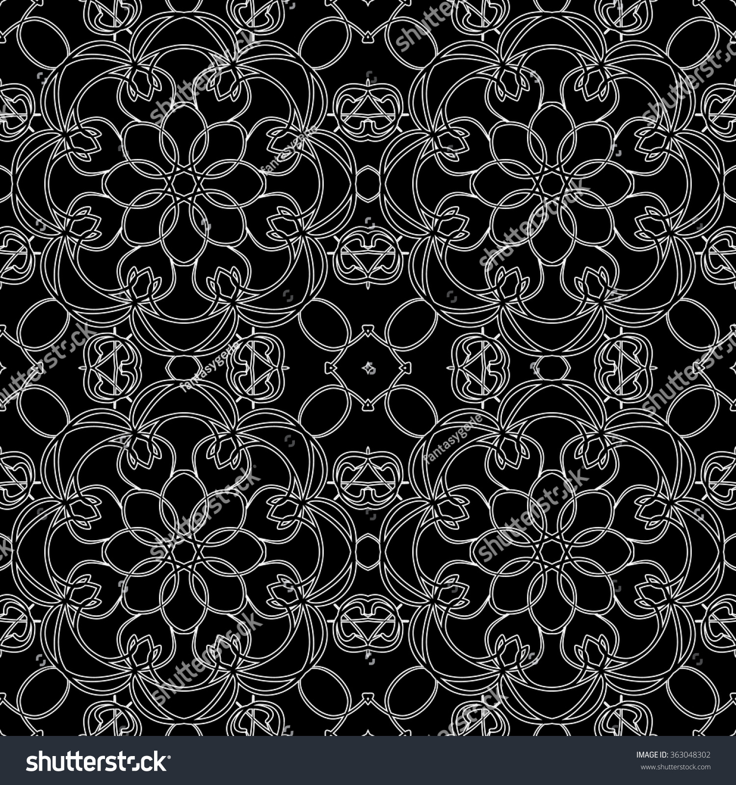 Seamless Pattern Arabic Style Intersecting Curved Stock Vector (Royalty ... Seamless Pattern Arabic Style Intersecting Curved Stock Vector (Royalty ...