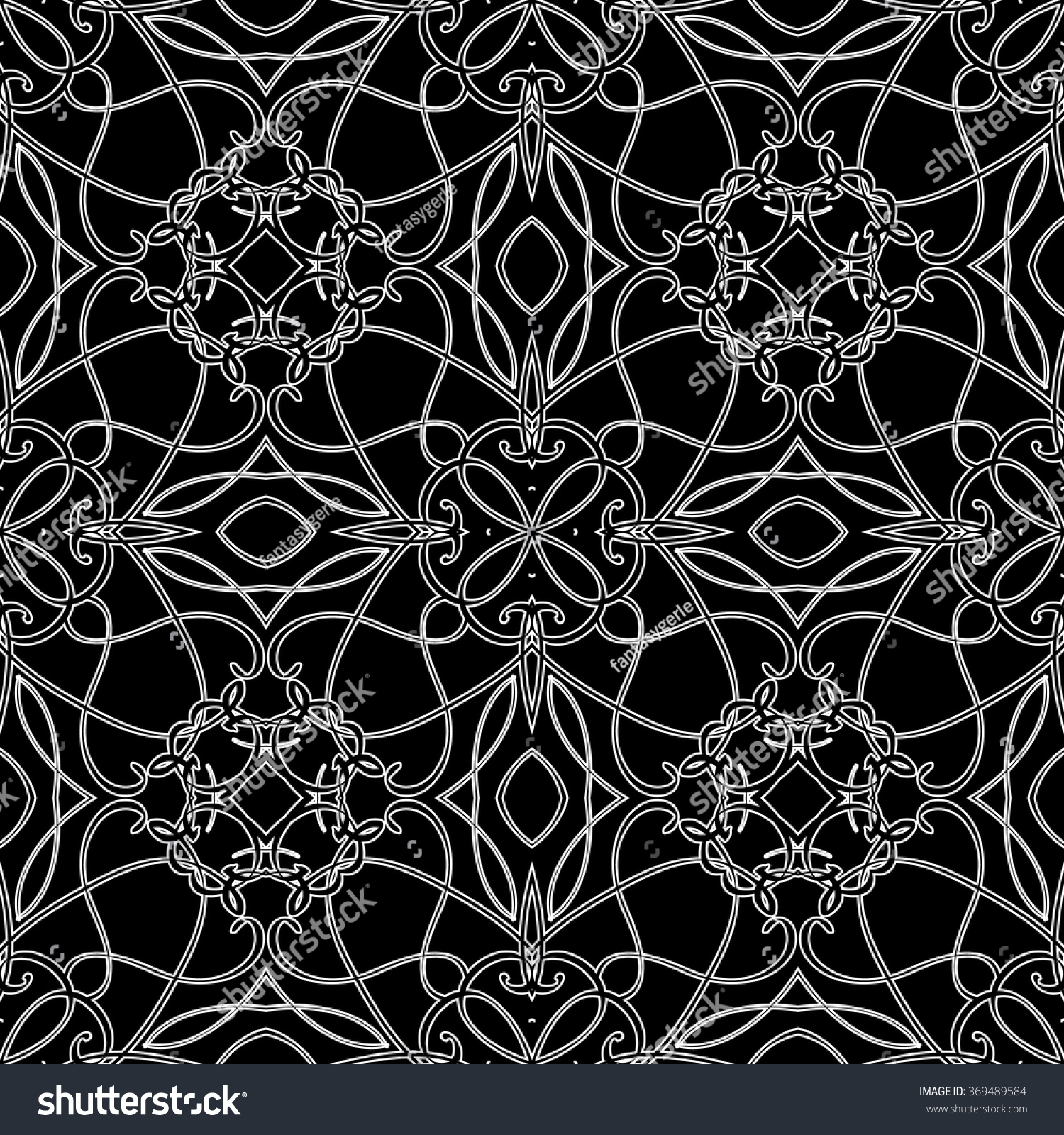 Seamless Pattern Arabic Style Intersecting Curved Stock Vector (Royalty ... Seamless Pattern Arabic Style Intersecting Curved Stock Vector (Royalty ...