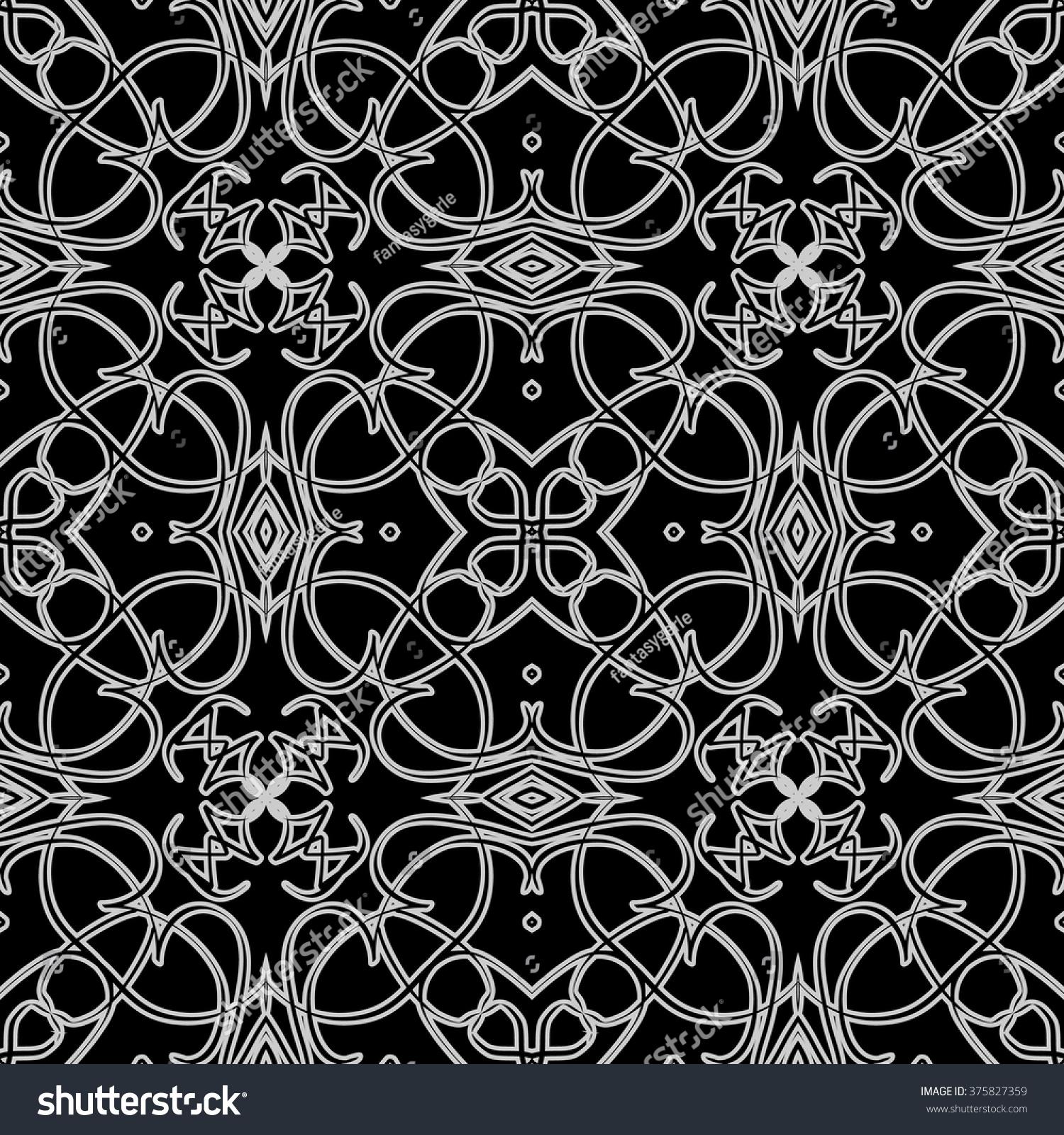 Seamless Pattern Arabic Style Intersecting Curved Stock Vector (Royalty ... Seamless Pattern Arabic Style Intersecting Curved Stock Vector (Royalty ...