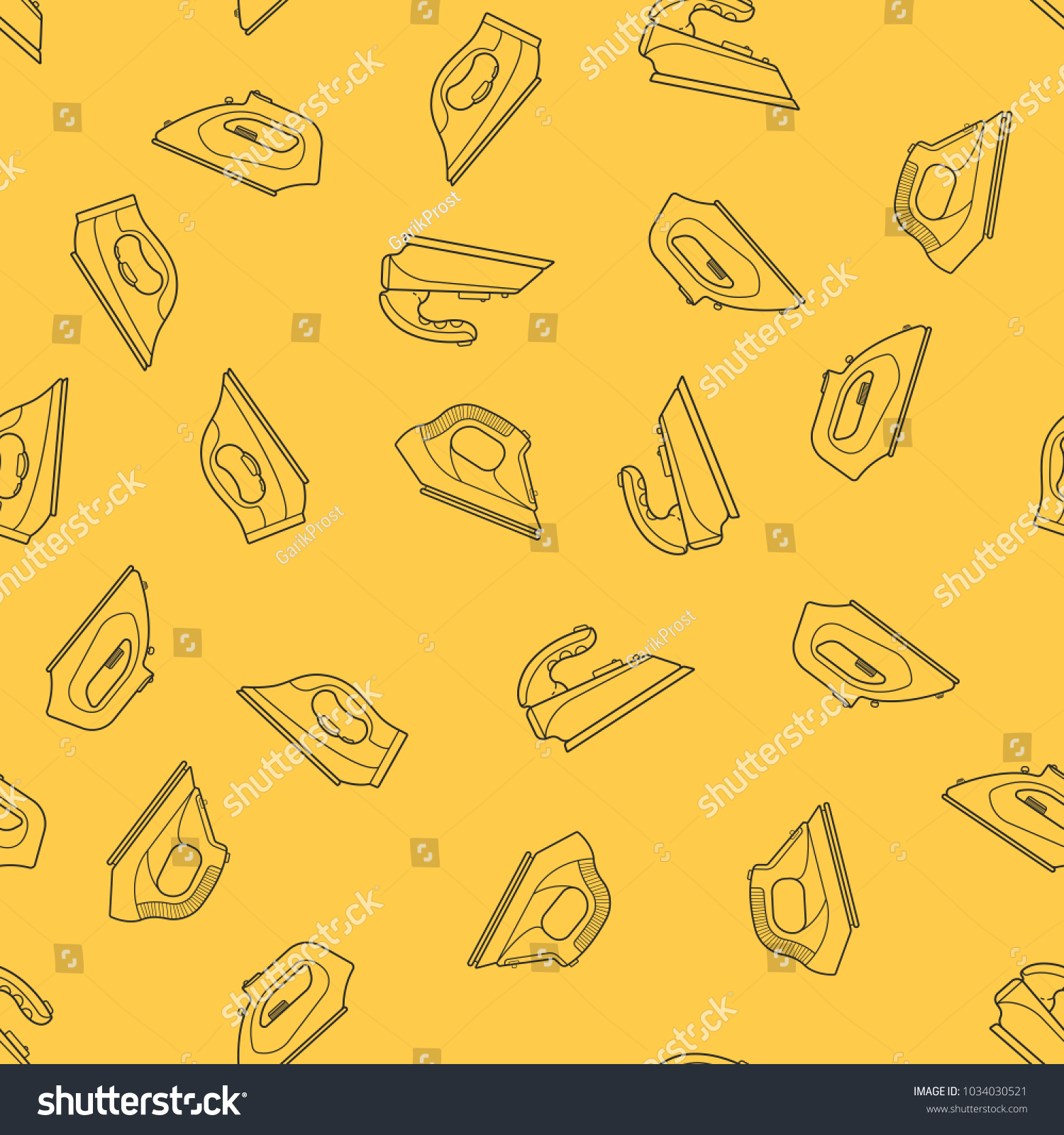 Seamless Pattern Iron Line Seamless Texture Stock Vector (Royalty Free ...