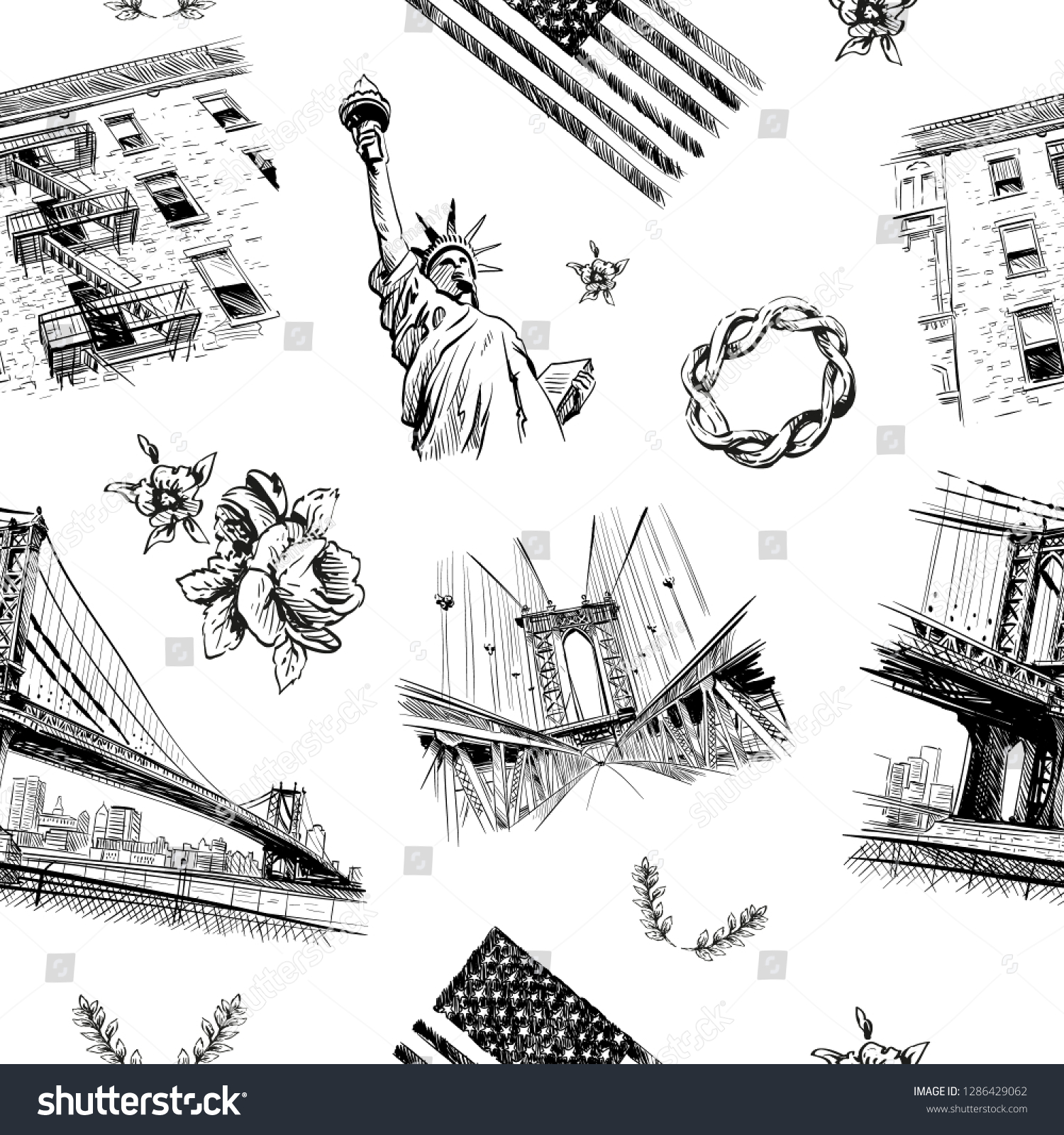 New york city seamless patterns : 1 125 images, photos et images ...