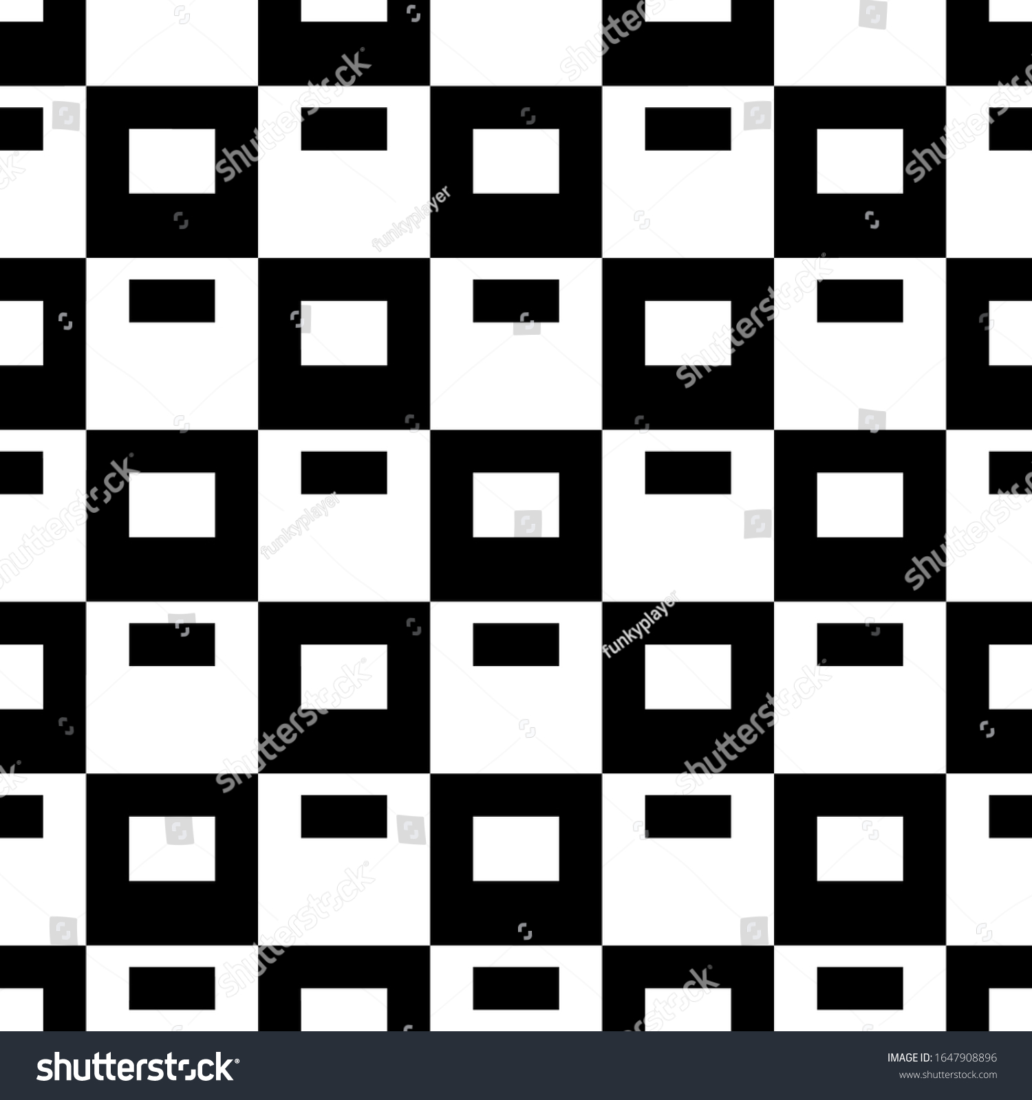 Seamless Pattern Quadrangles Illustration Geometric Background Stock ...