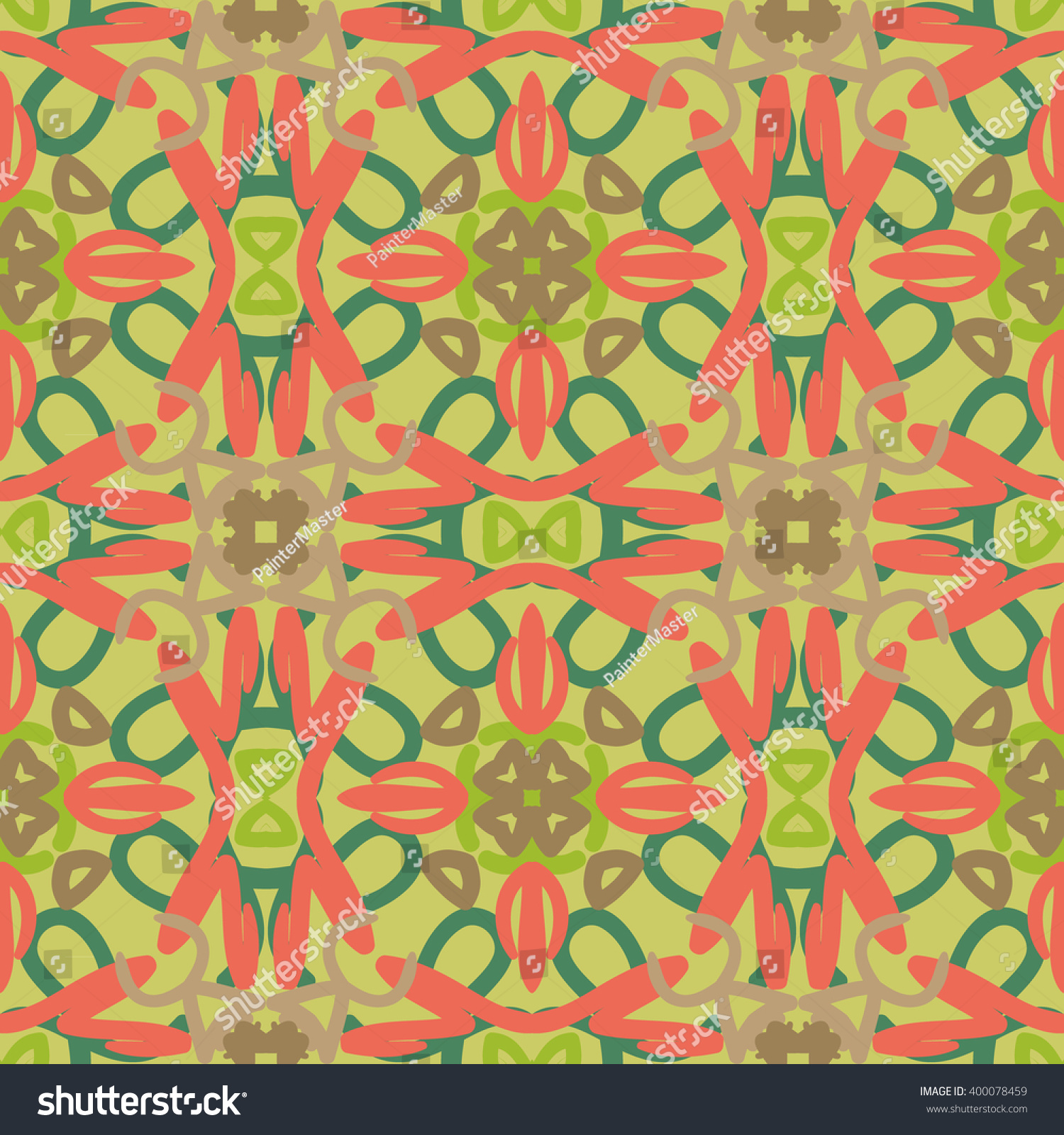 Seamless Pattern Traditional Arabic Design Stock Vector (Royalty Free ...