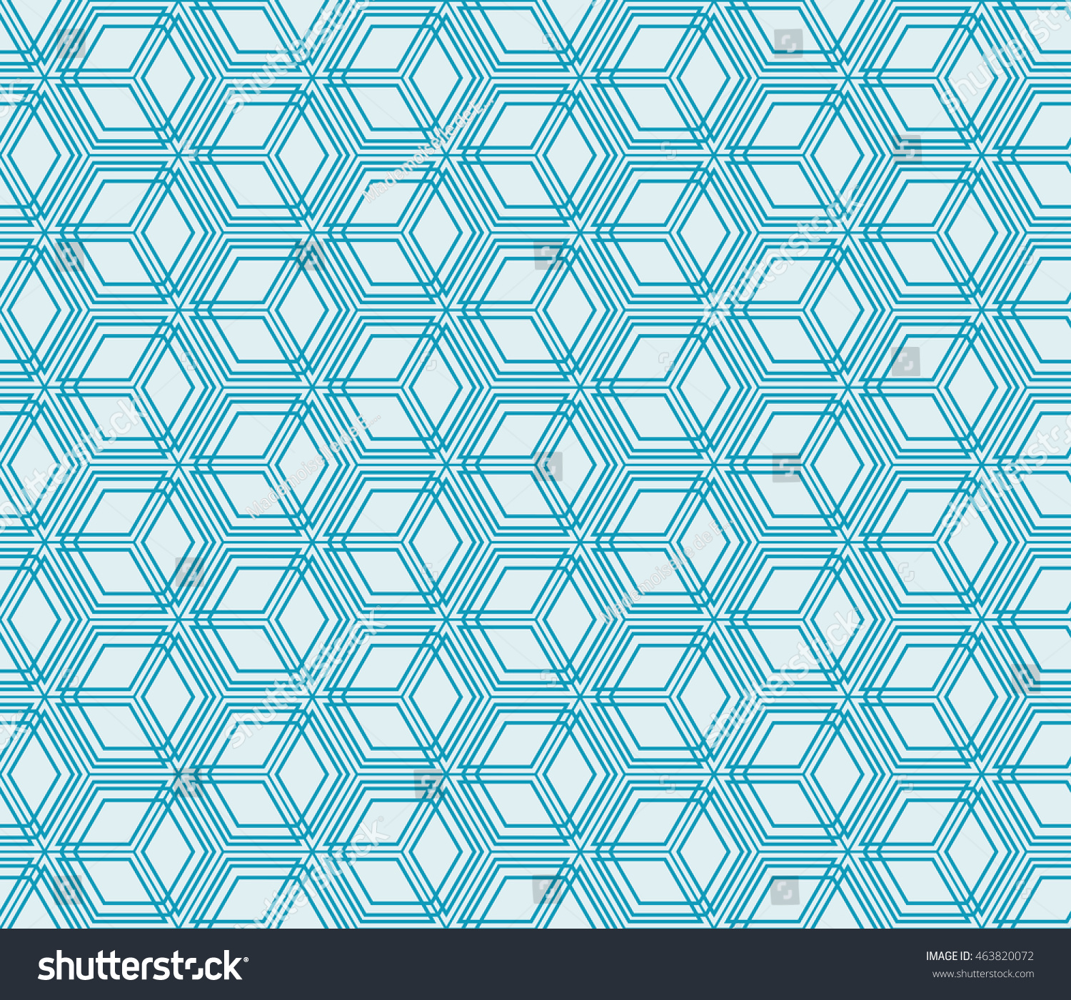 Seamless Pattern Triangles Rhombus Vector Illustration Stock Vector ...