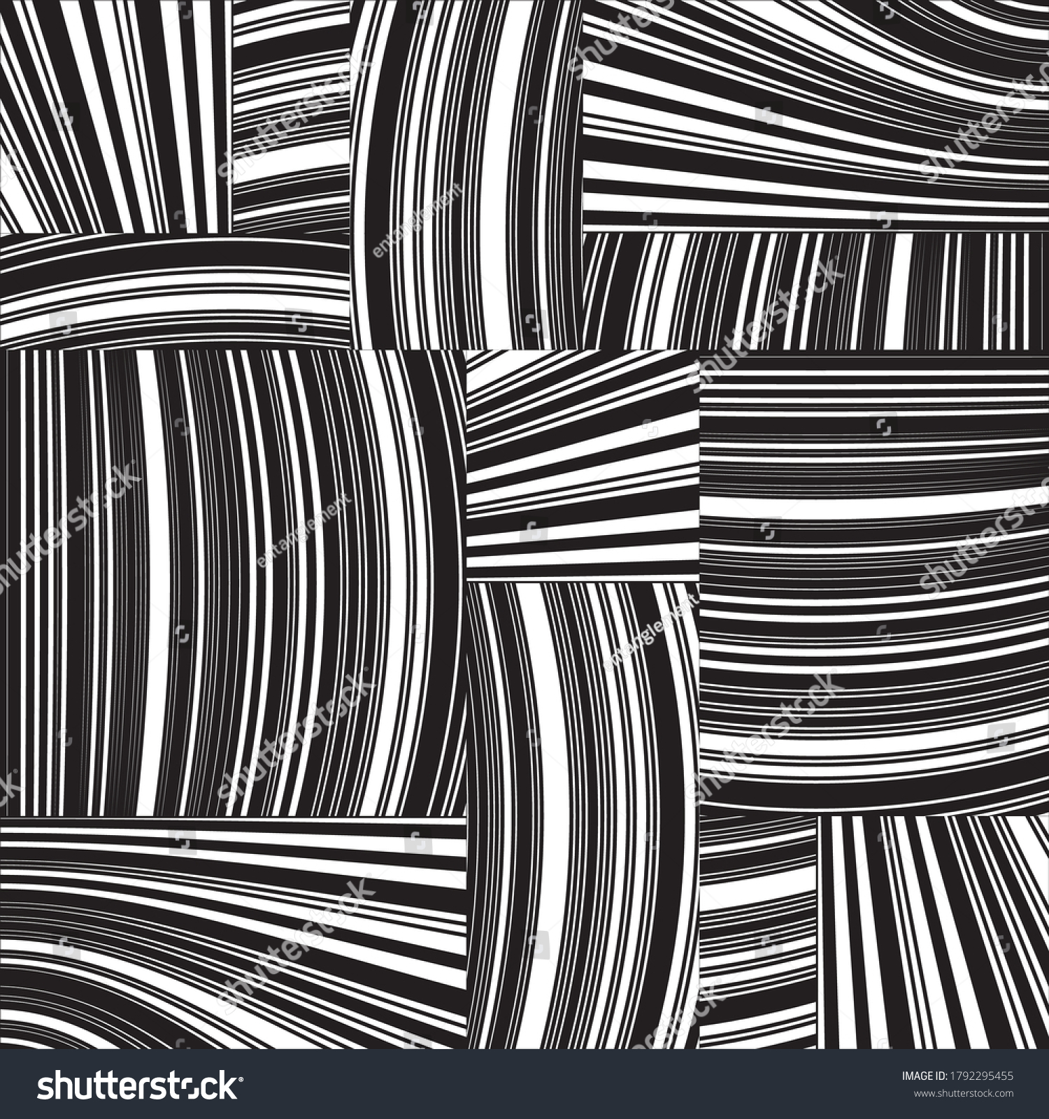 Seamless Pattern Bulge Horizontal Vertical Black Stock Vector (Royalty ...