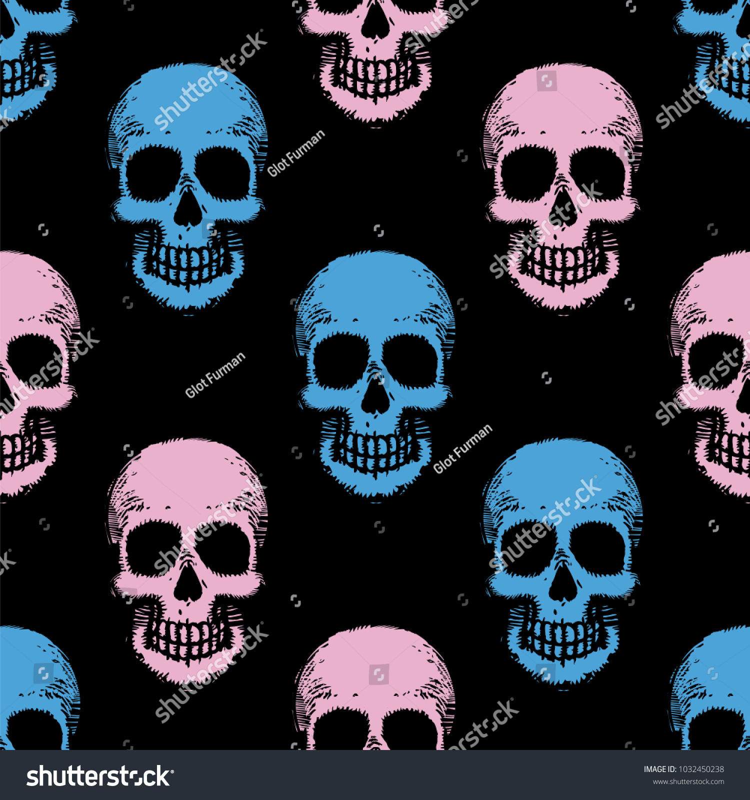 927 Little skulls pattern Images, Stock Photos & Vectors | Shutterstock