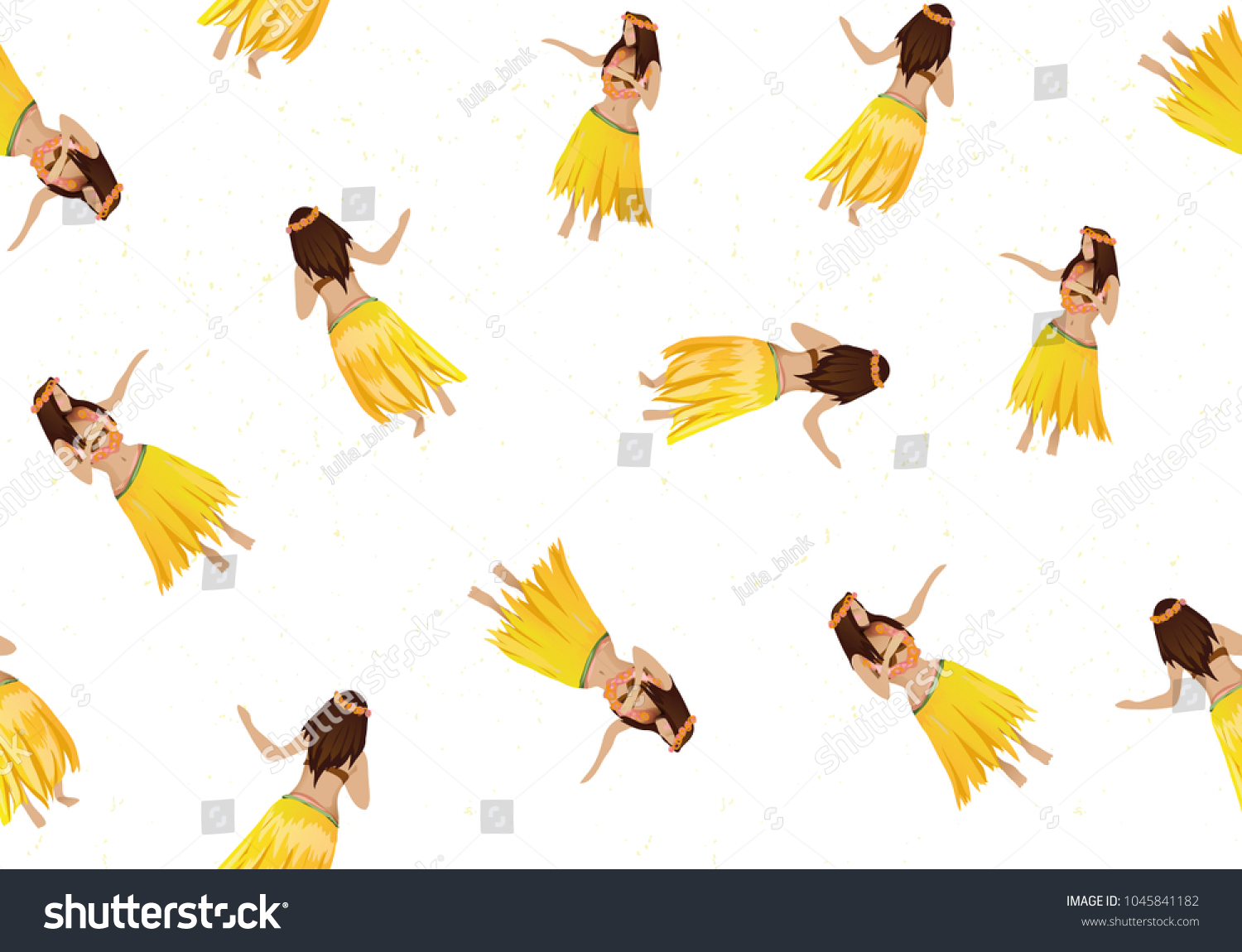300 Hula girl pattern Stock Illustrations, Images & Vectors | Shutterstock
