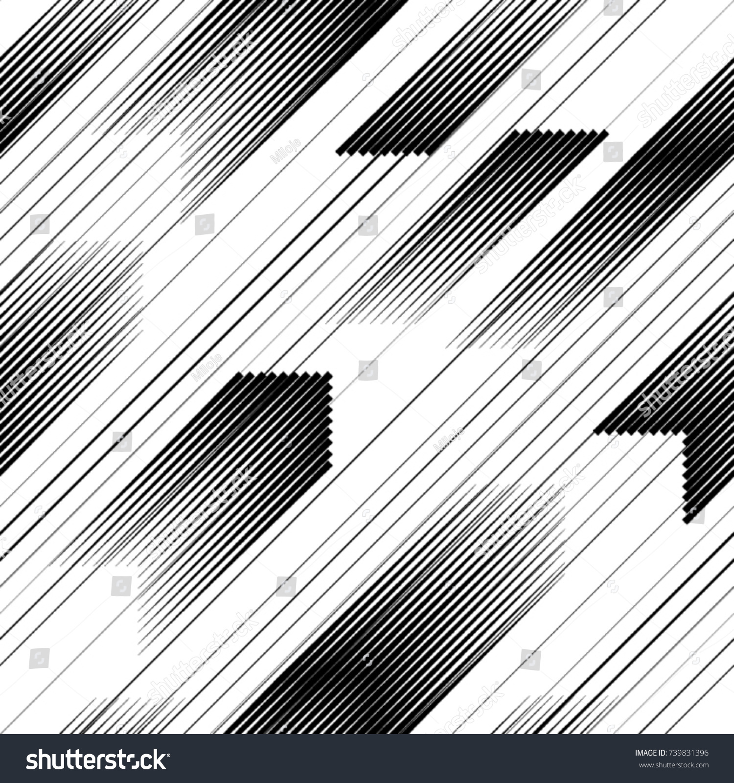 Seamless Pattern Speed Linestriangles Unusual Poster Stock Vector ...