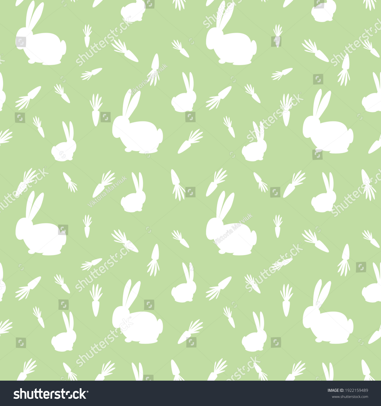 Seamless Pattern Spring Motif Vector Illustrations Stock Vector ...