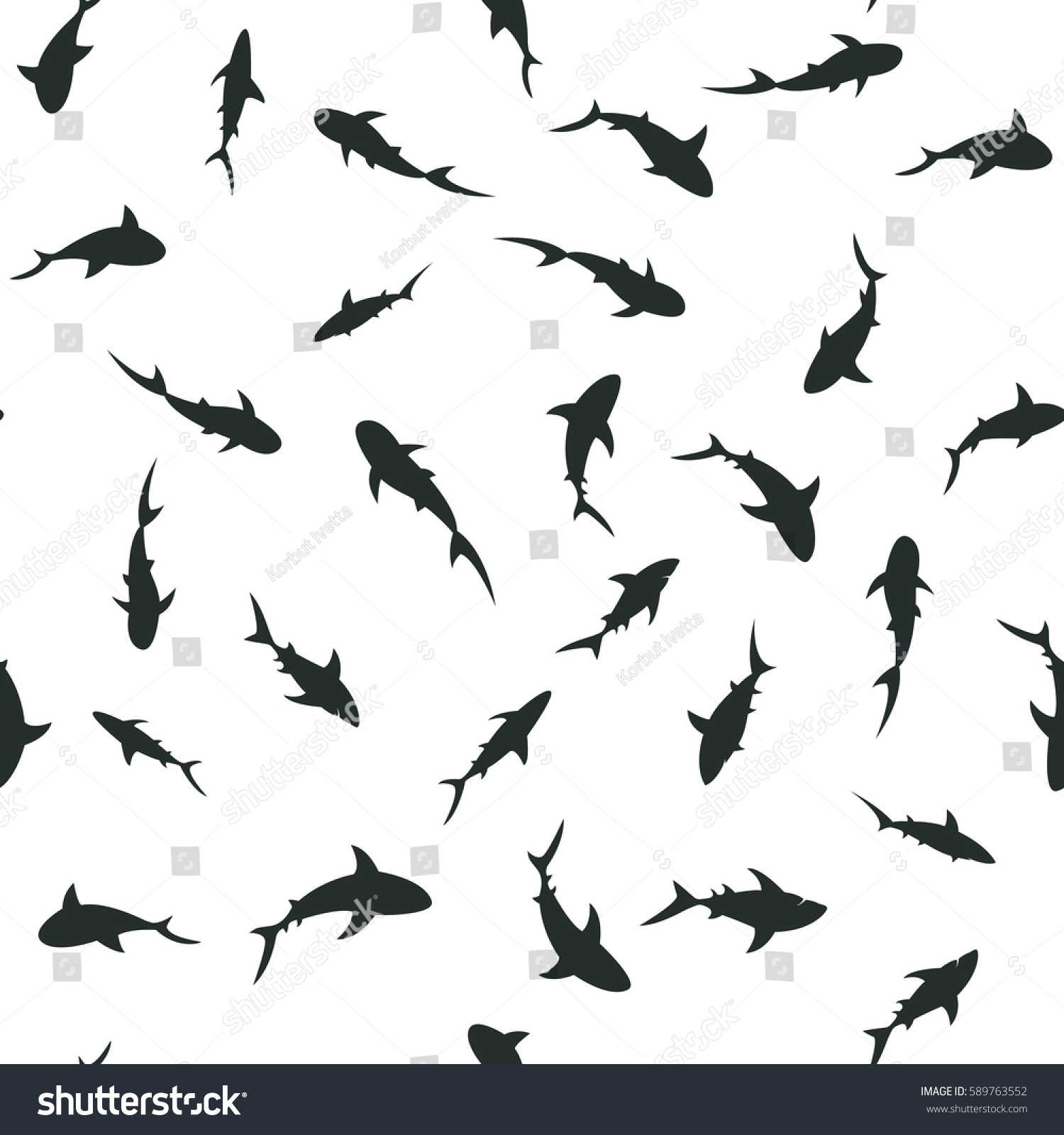1,191 Shark shadow Stock Vectors, Images & Vector Art | Shutterstock