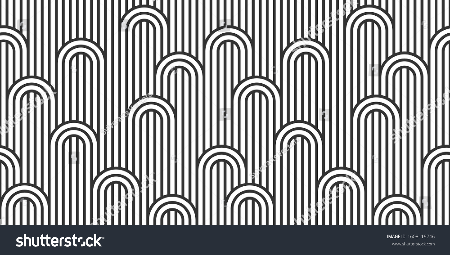 Seamless Pattern Twisted Lines Vector Linear: vector de stock (libre de ...