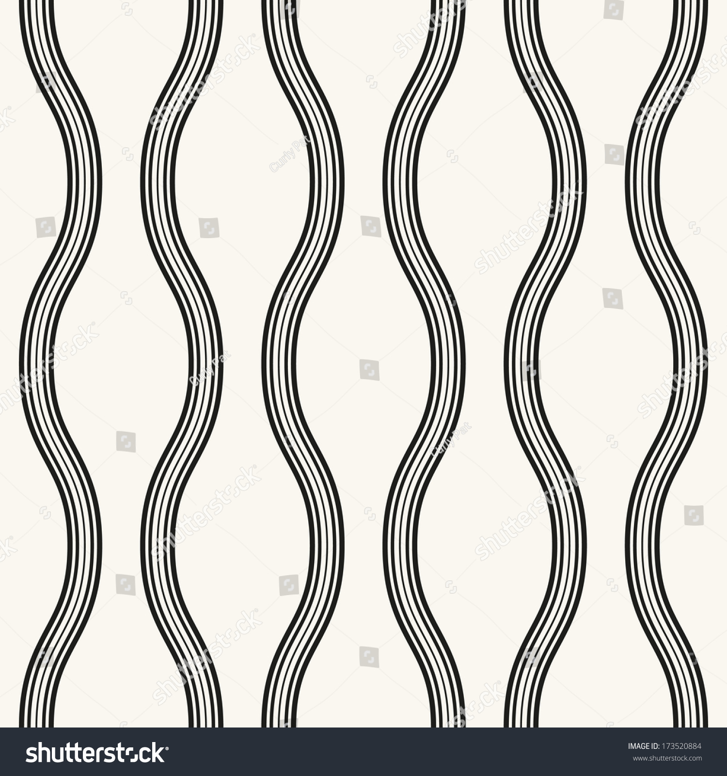 Seamless Ripple Pattern Repeating Vector Texture Stock Vector (Royalty ...