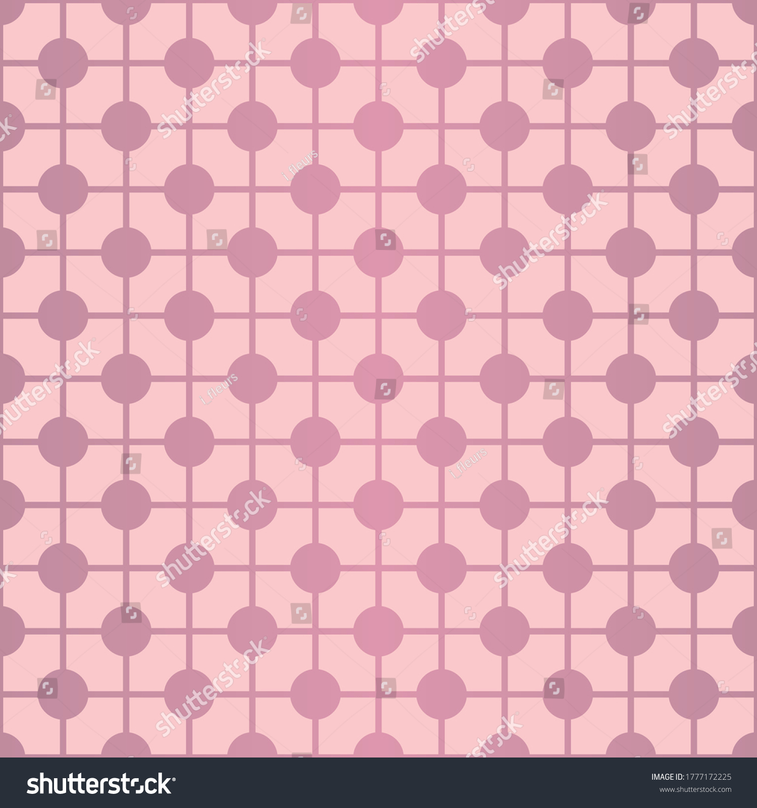 Seamless Rose Gold Dot Line Pattern Stock Vector (Royalty Free) 1777172225