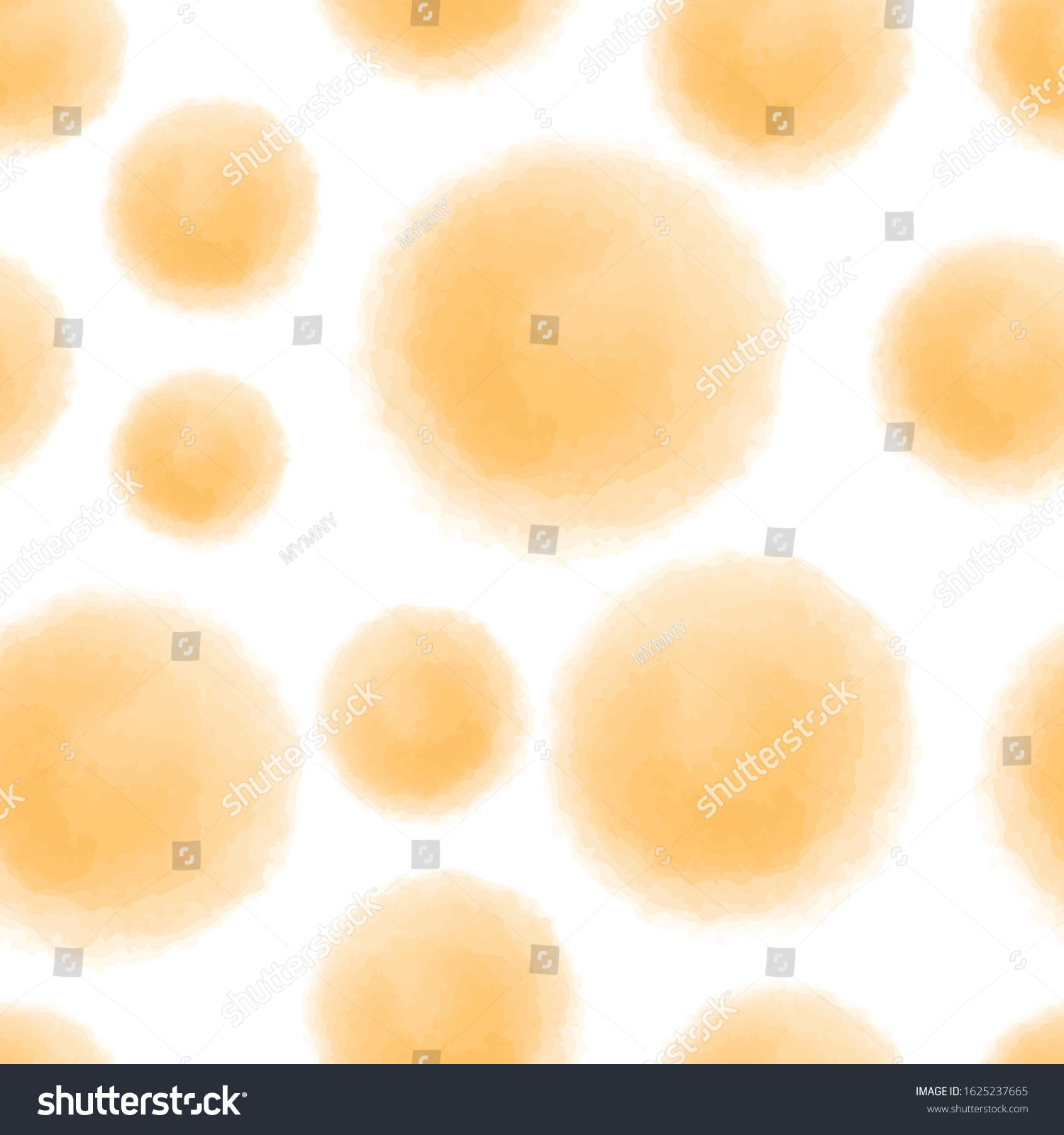 Seamless Simple Orange Circle Shape Pattern Stock Vector (Royalty Free ...