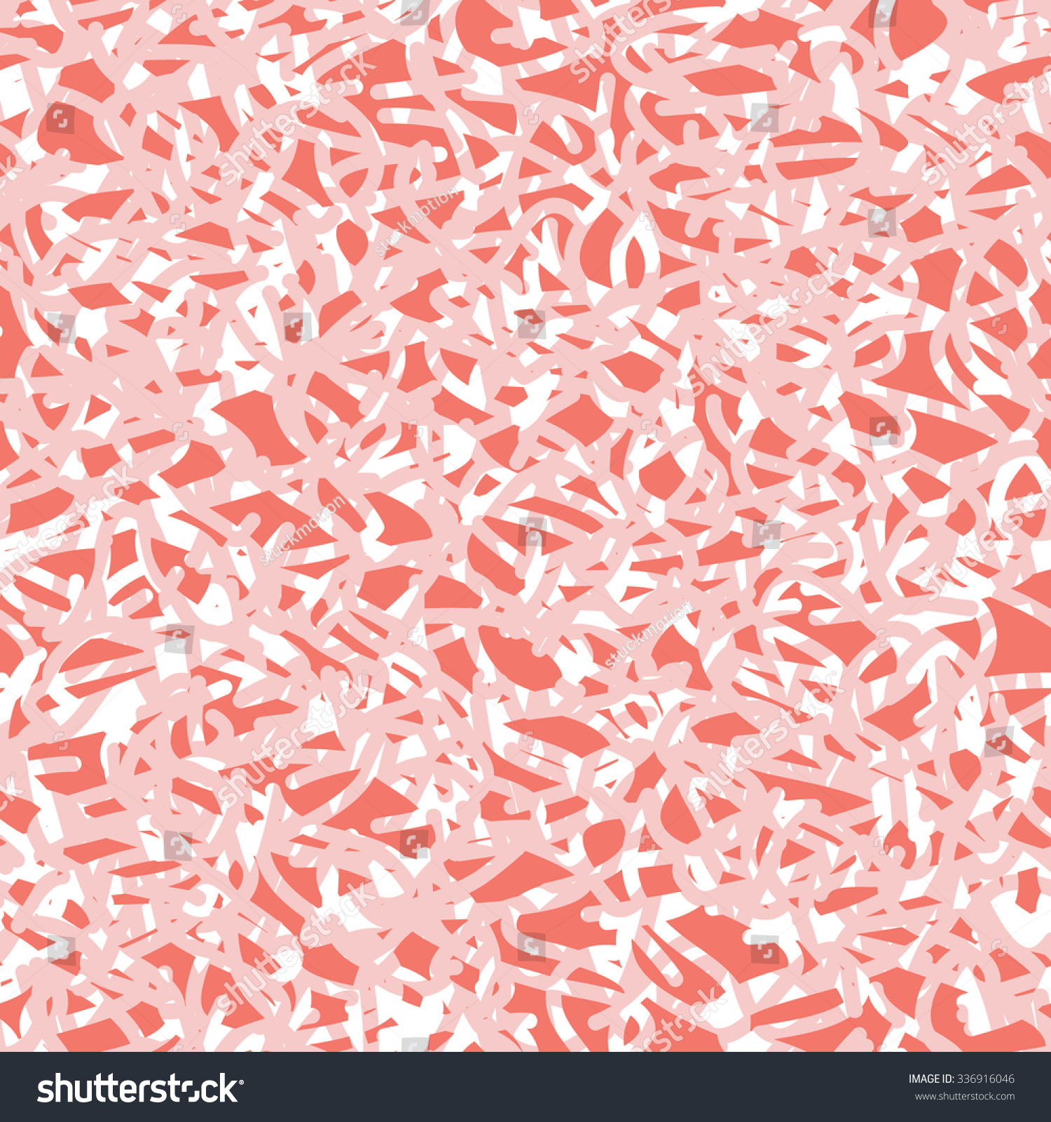 Seamless Sketched Curved Lines Pattern Surface Stock Vector (Royalty ...