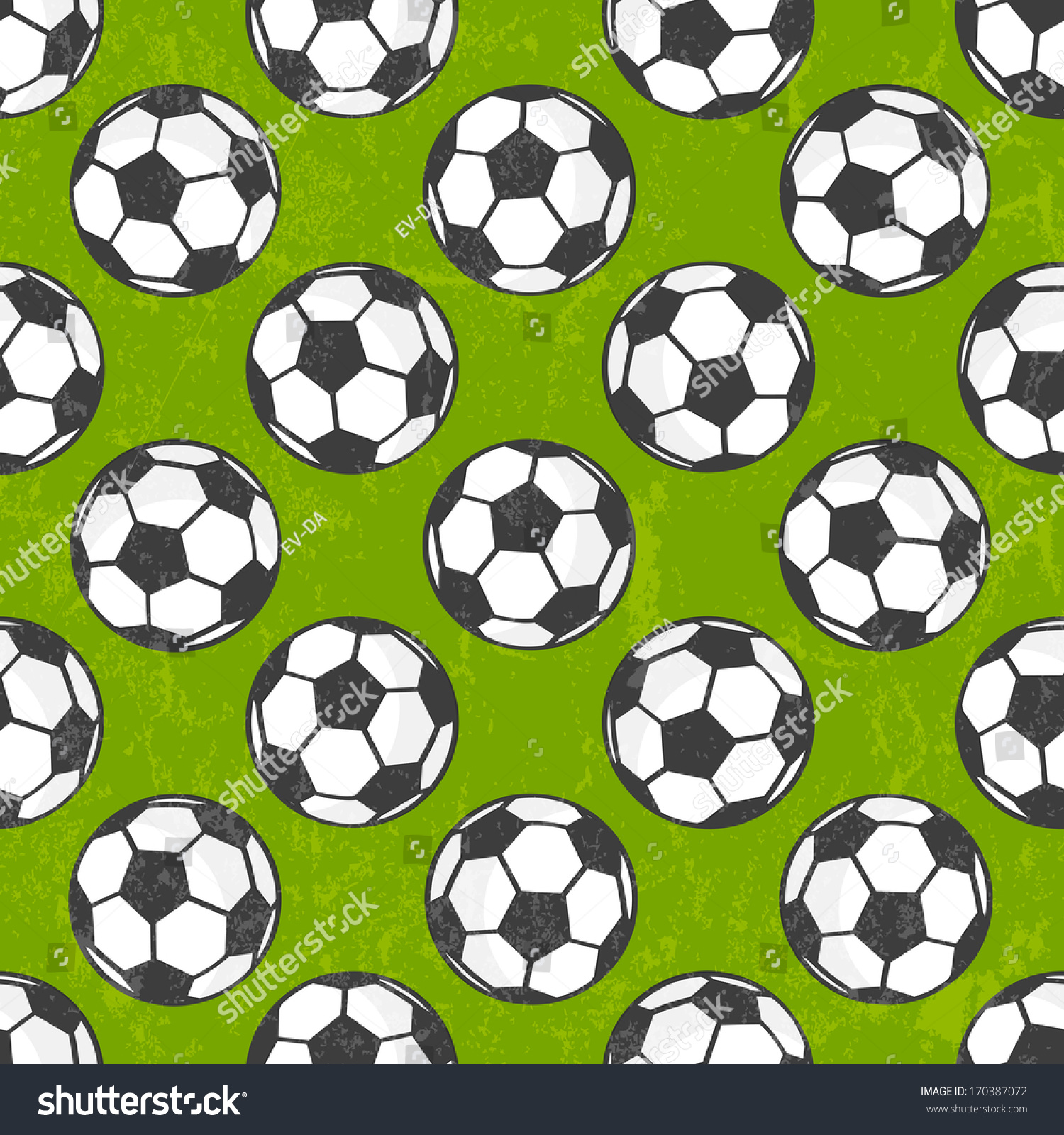 Seamless Soccer Pattern Vector Background Eps Stock Vector (Royalty ...