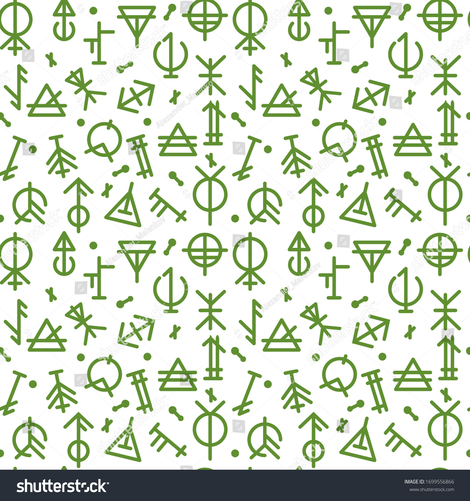 Seamless Texture Abstract Pattern Line Symbols Stock Vector (Royalty ...