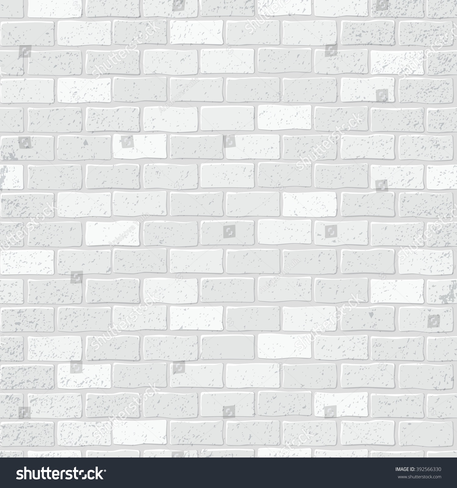 Seamless Texture Brick White Wall Vector: vector de stock (libre de ...