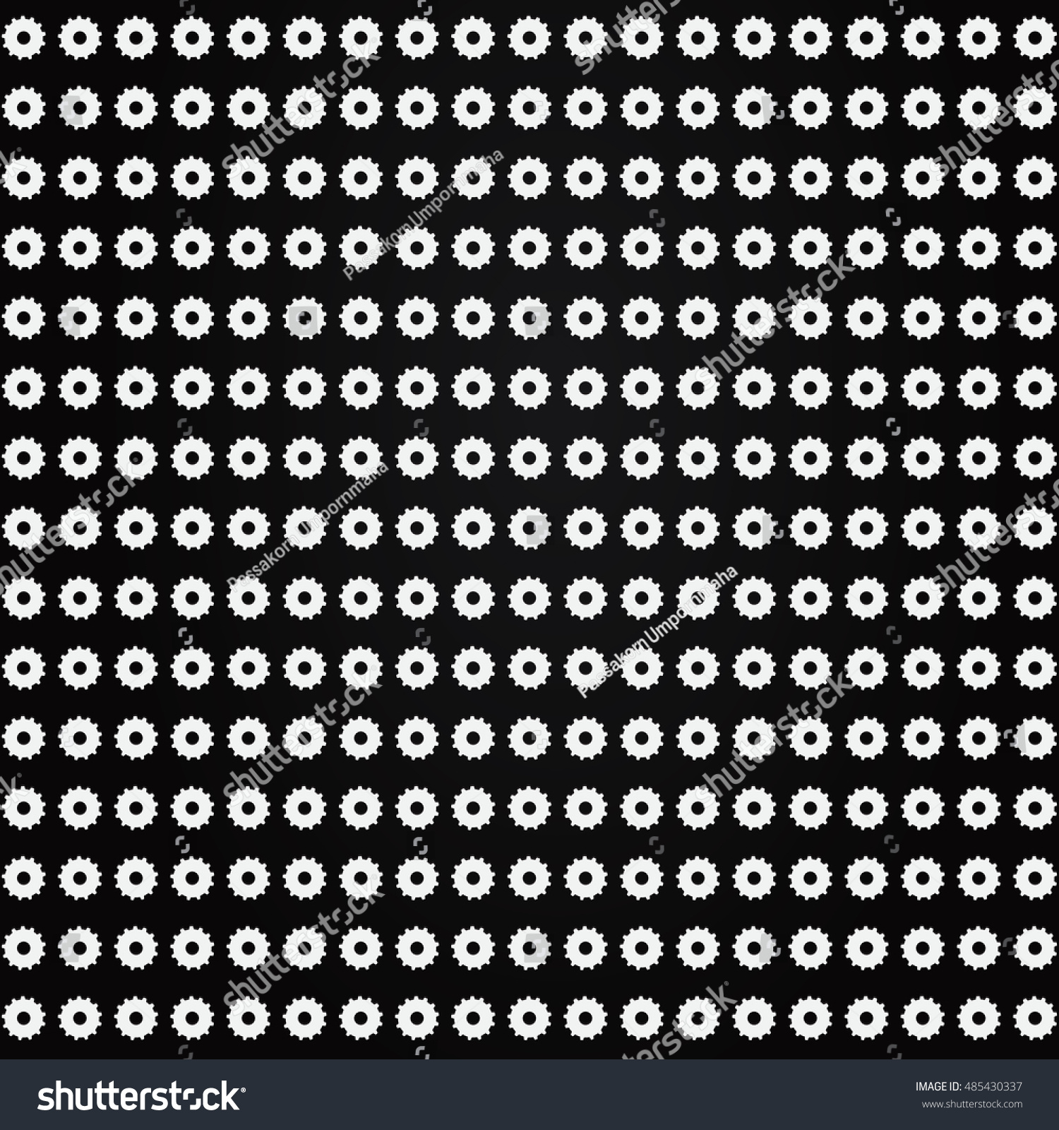 Seamless Texture Gear Wheels Stock Vector (Royalty Free) 485430337