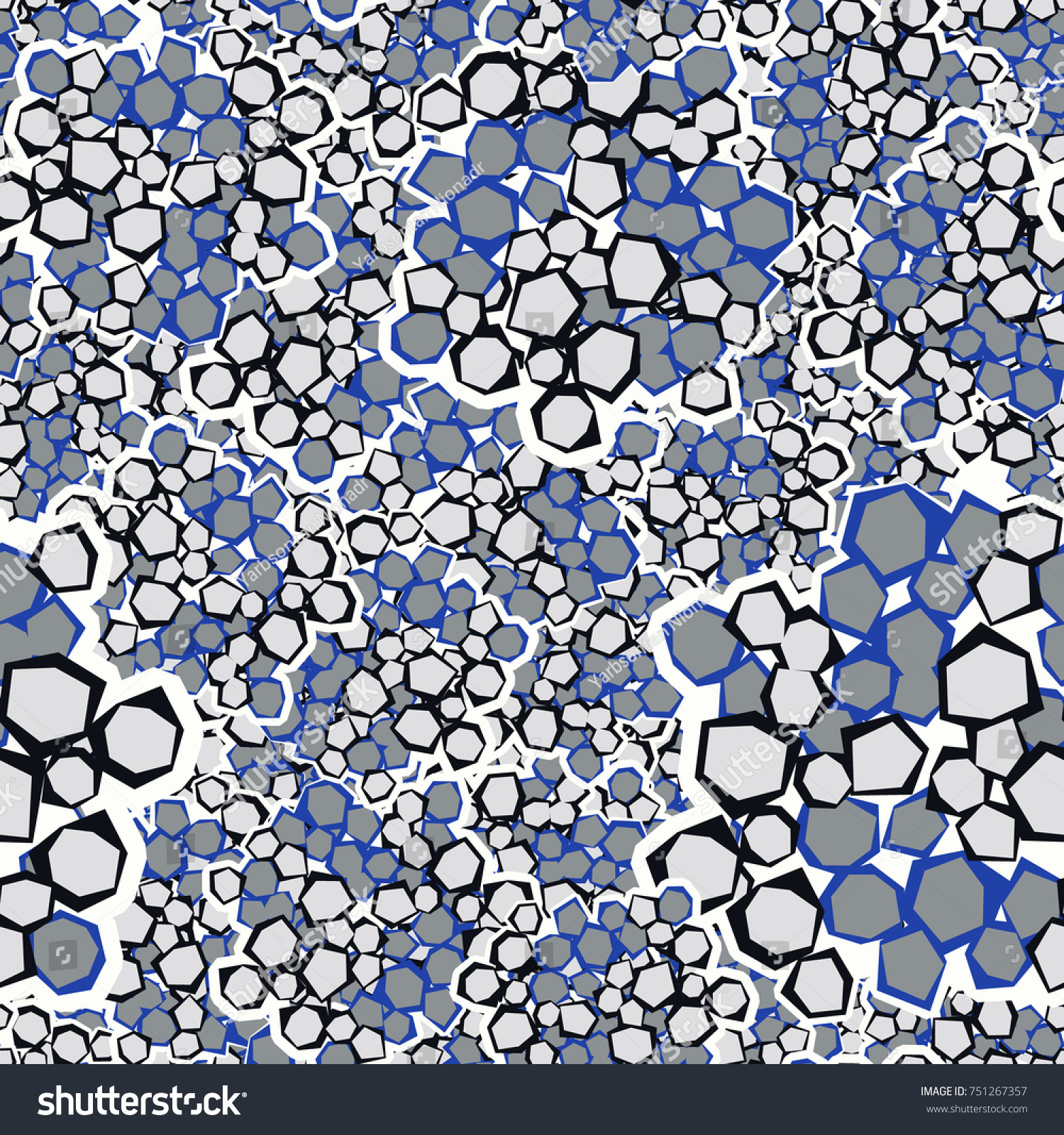 Seamless Texture Consists Colored Angular Elements Stock Vector ...
