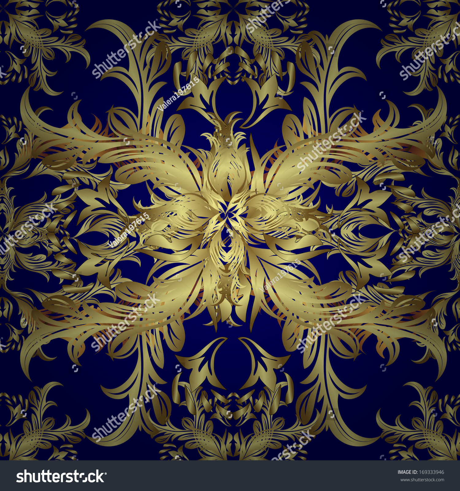 Seamless Texture On Blue Background Stock Vector (Royalty Free ...