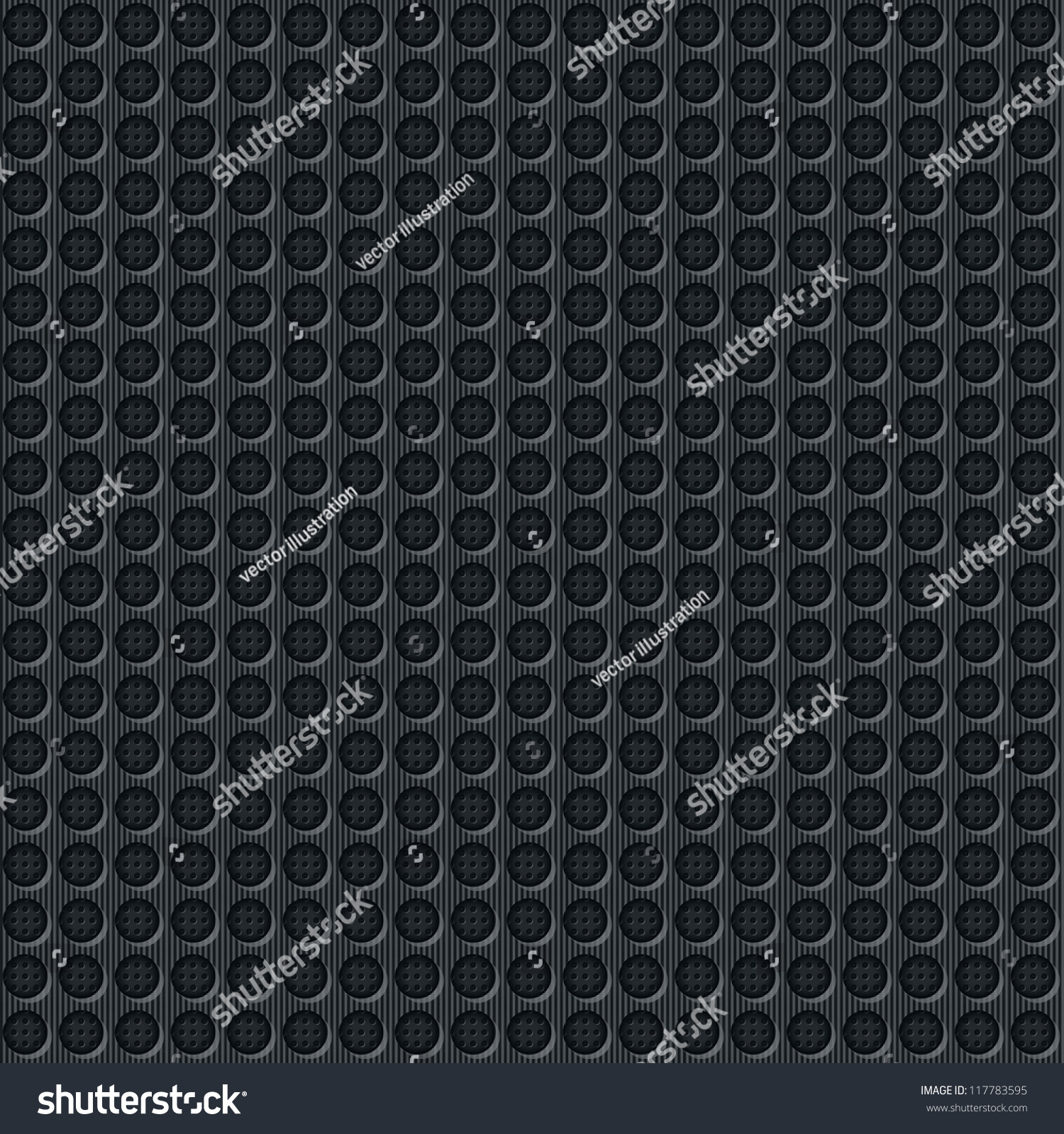 Seamless Texture Perforated Subtle Pattern Black: vector de stock ...