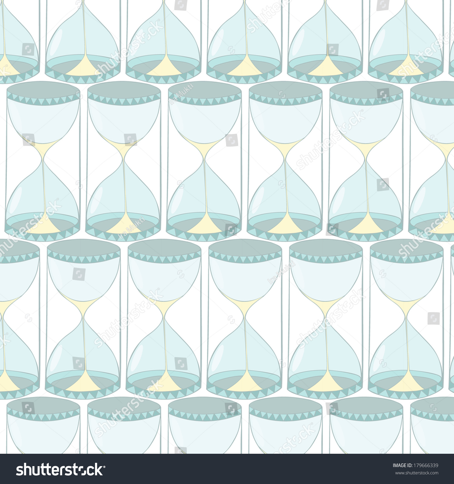 Seamless Texture Hourglasses Vector Art Stock Vector (Royalty Free ...