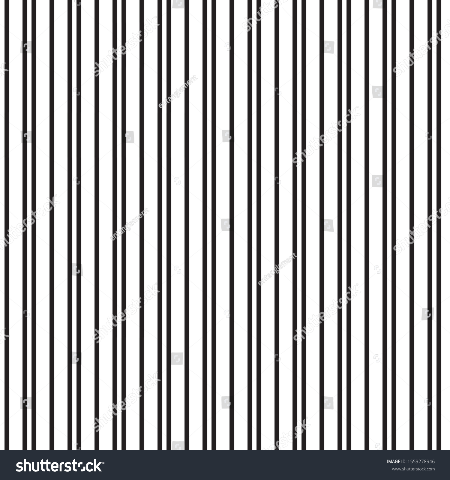 Seamless Texture Vertical Black Lines Stock Vector (Royalty Free ...