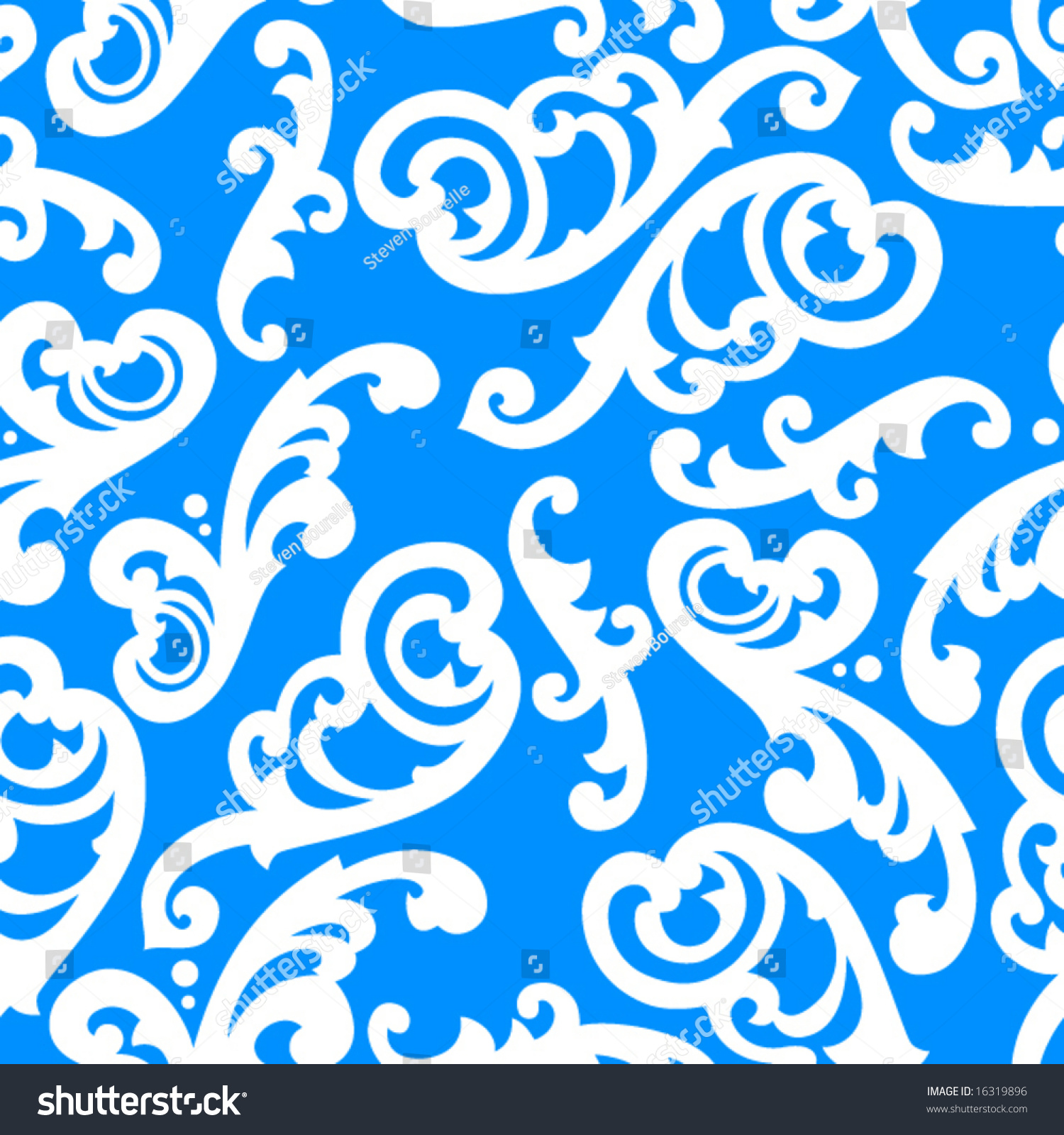 Seamless Tile Background Design Stock Vector (Royalty Free) 16319896