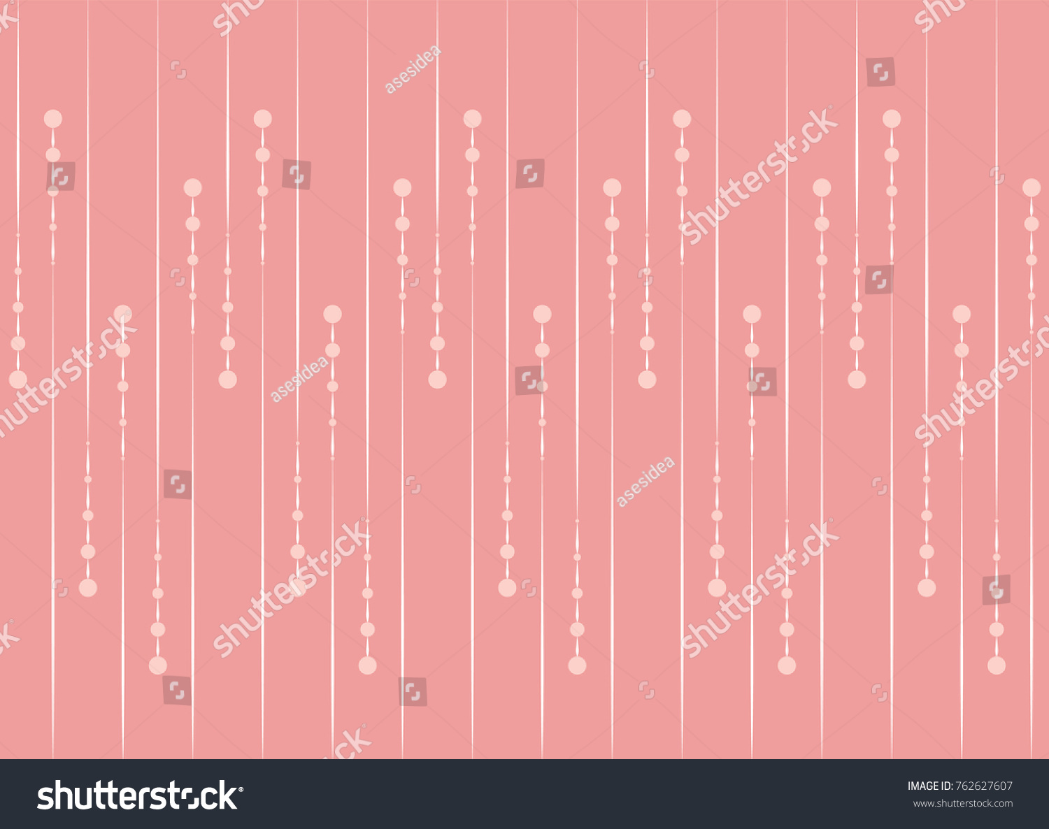 Seamless Vertical Line Sphere Pattern Vector Stock Vector (Royalty Free ...