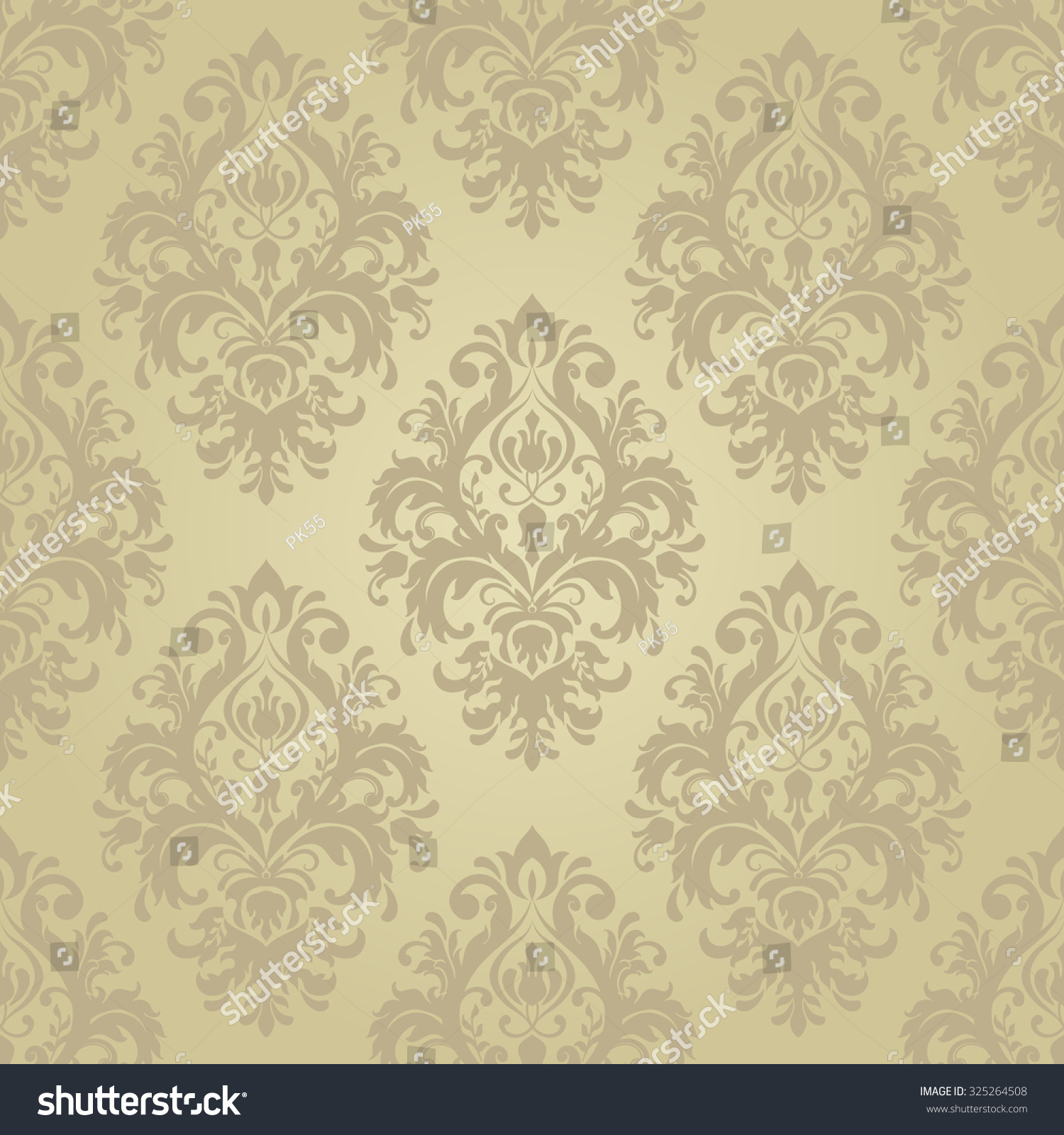Seamless Victorian Wallpaper Stock Vector (Royalty Free) 325264508 ...
